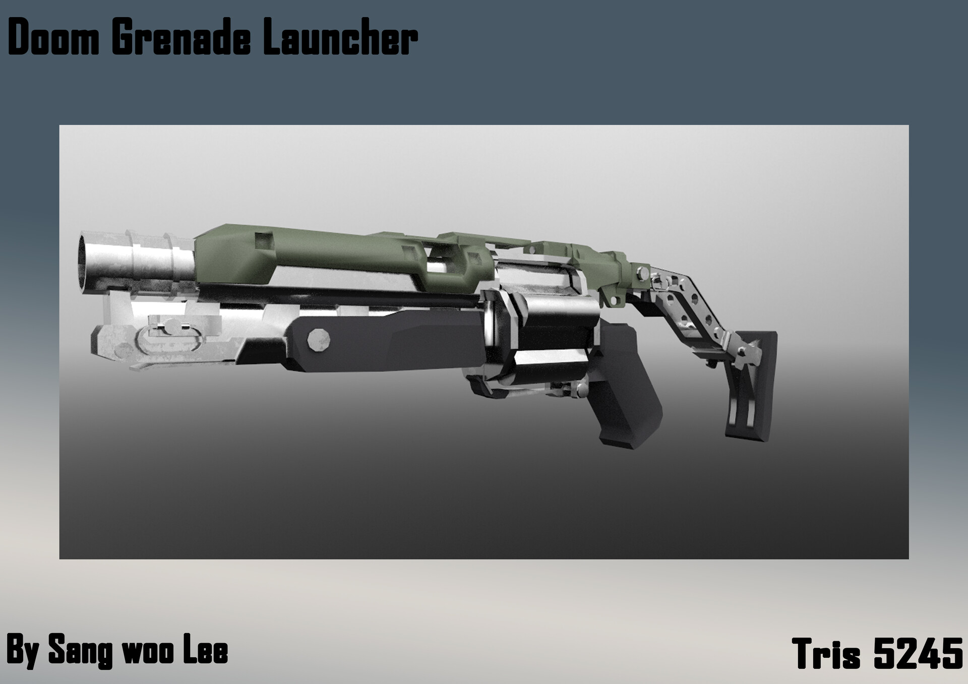 ArtStation - Doom Grenade Launcher