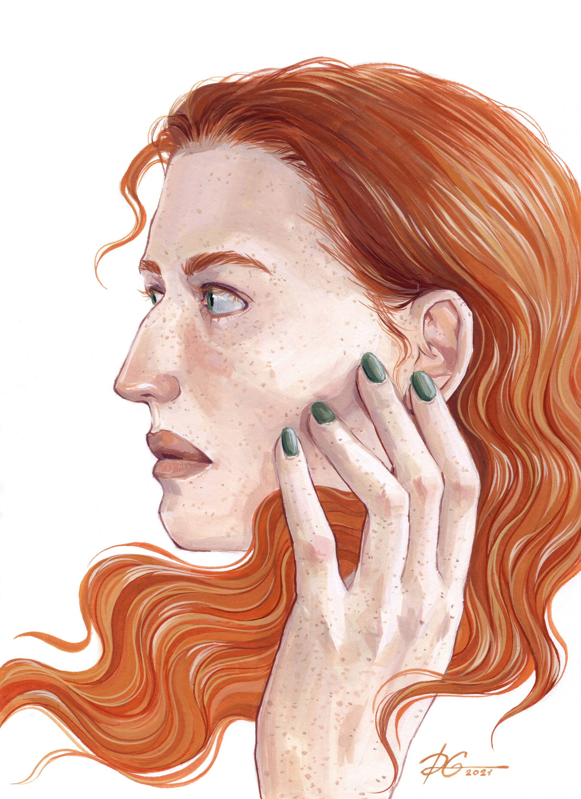 ArtStation - Ginger girl