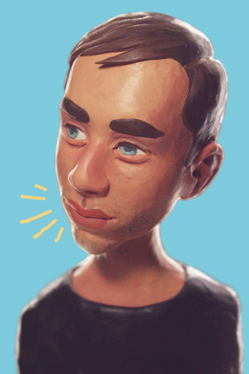 ArtStation - clay portrait
