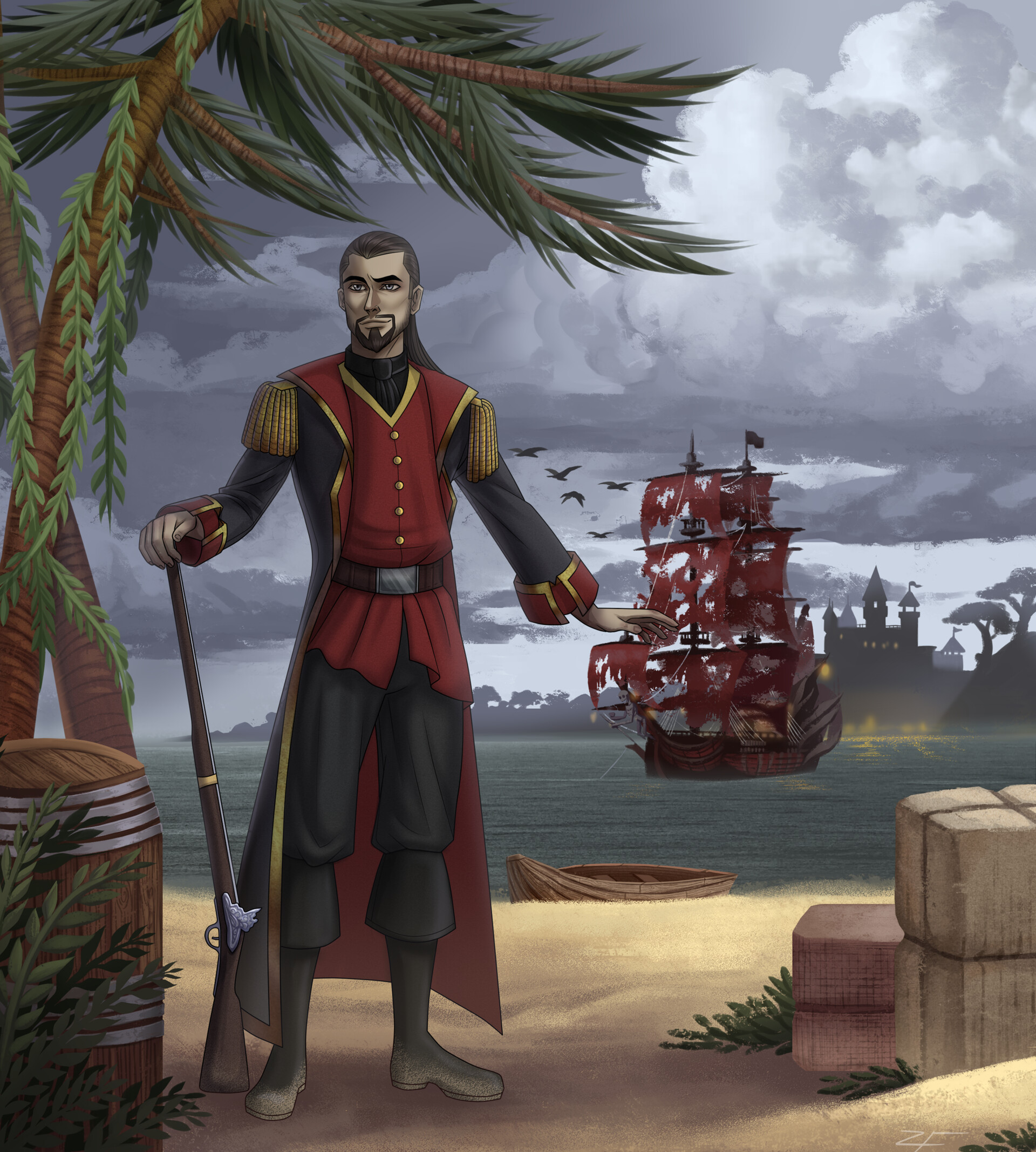 ArtStation - Captain Morgan