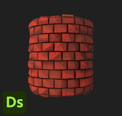 ArtStation - Brick Material 3D