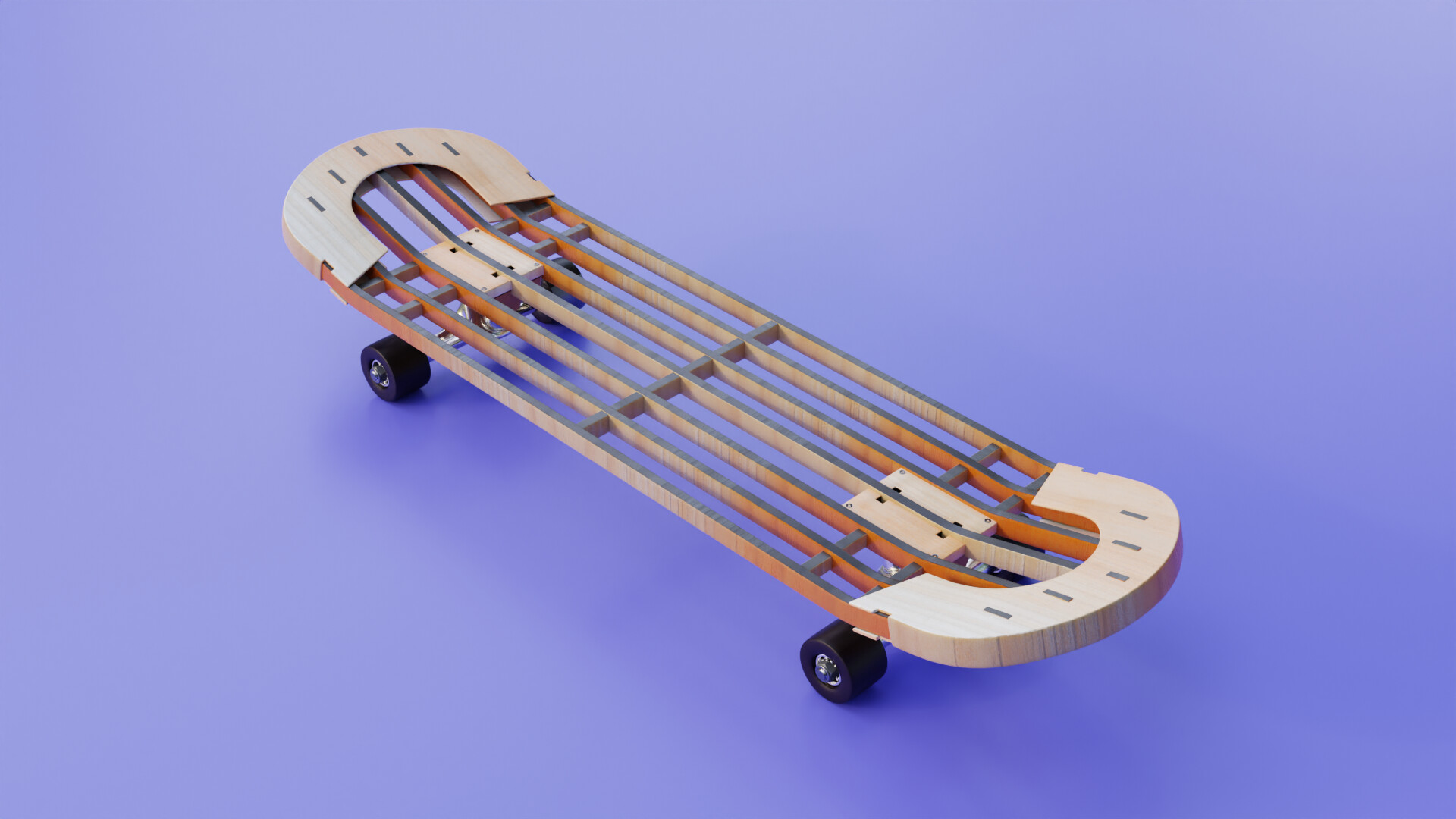 ArtStation - 3D Custom Skateboard Model