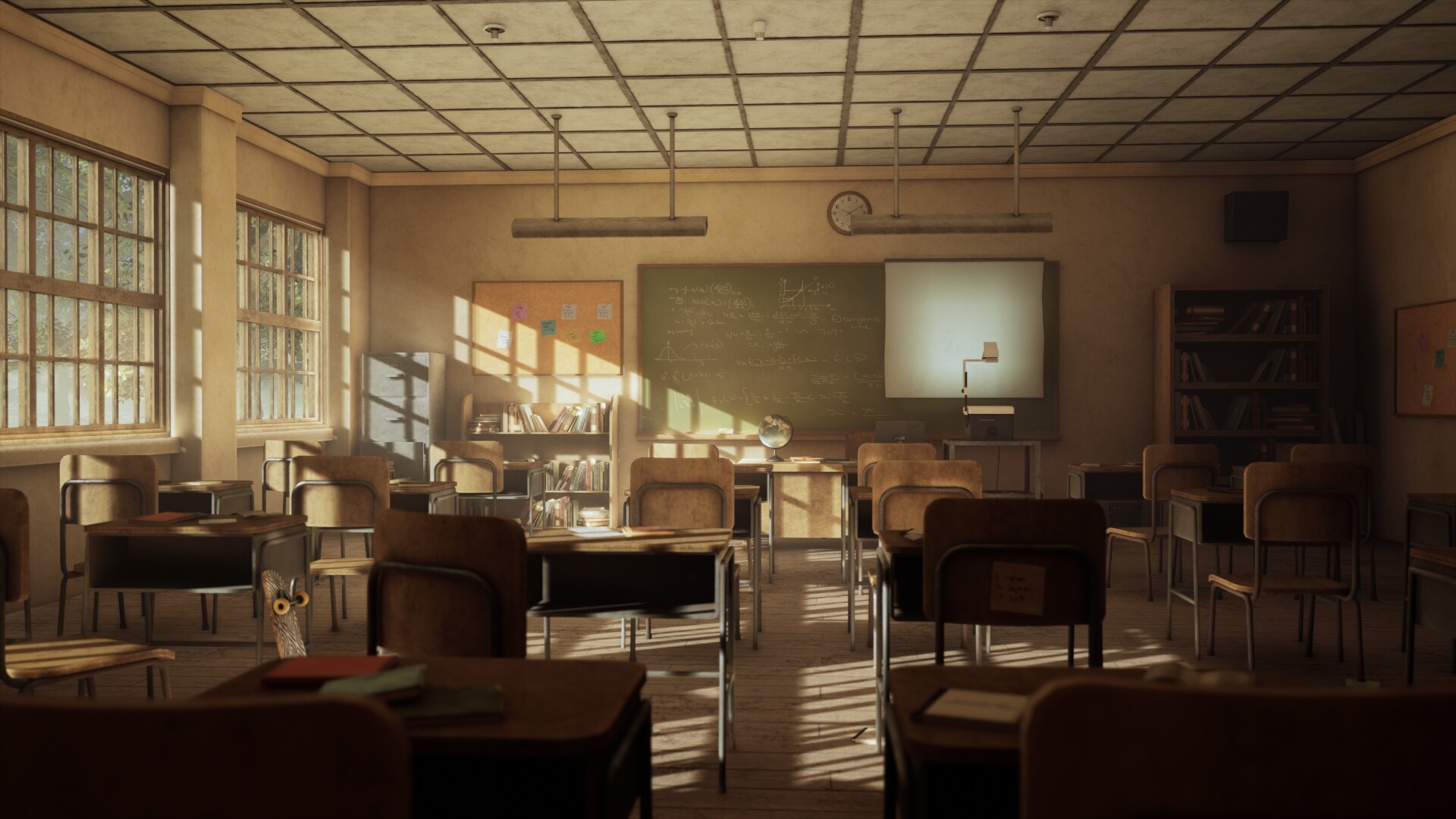 ArtStation - Old-Classroom