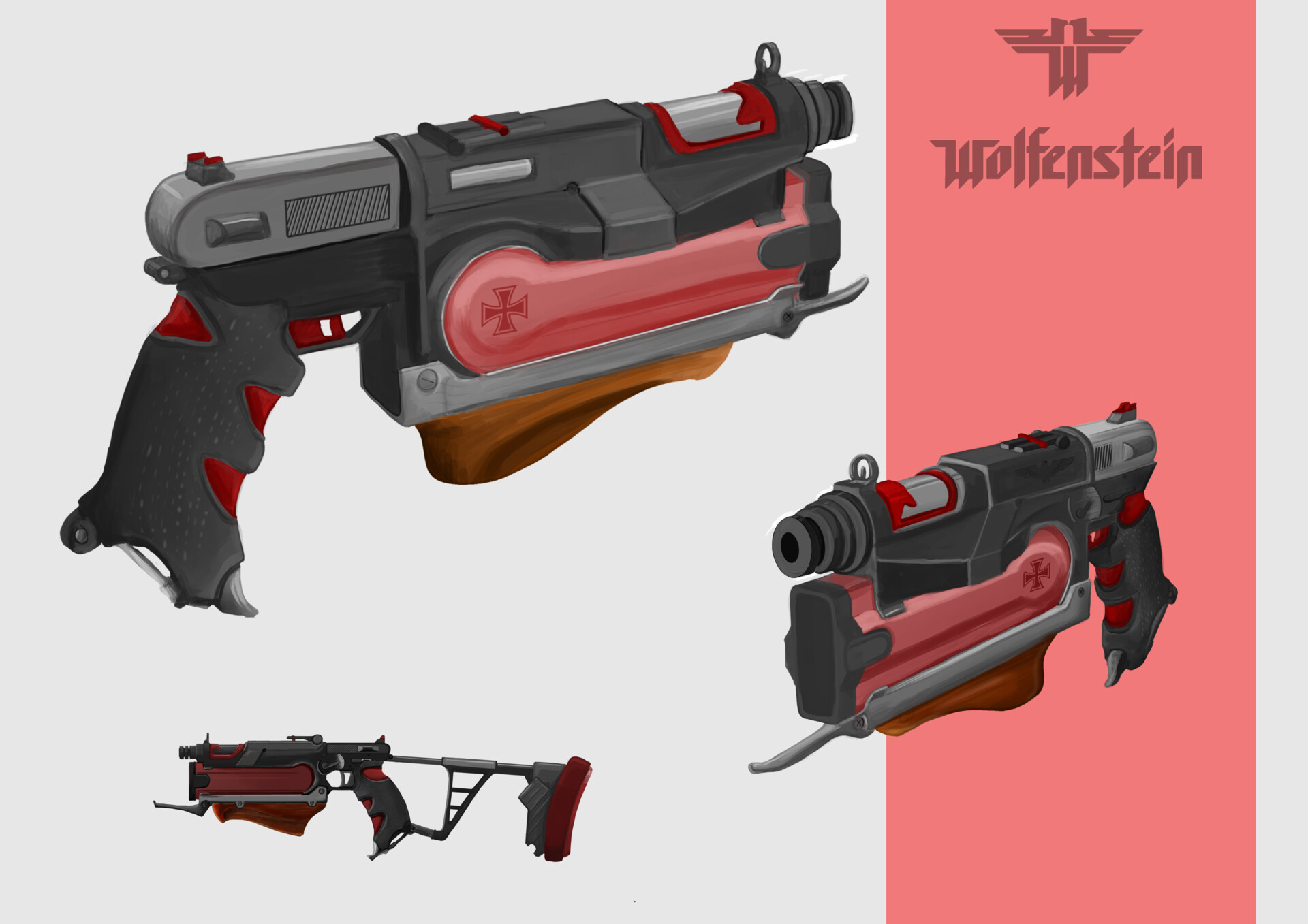 ArtStation - Wolfenstein General Pistol