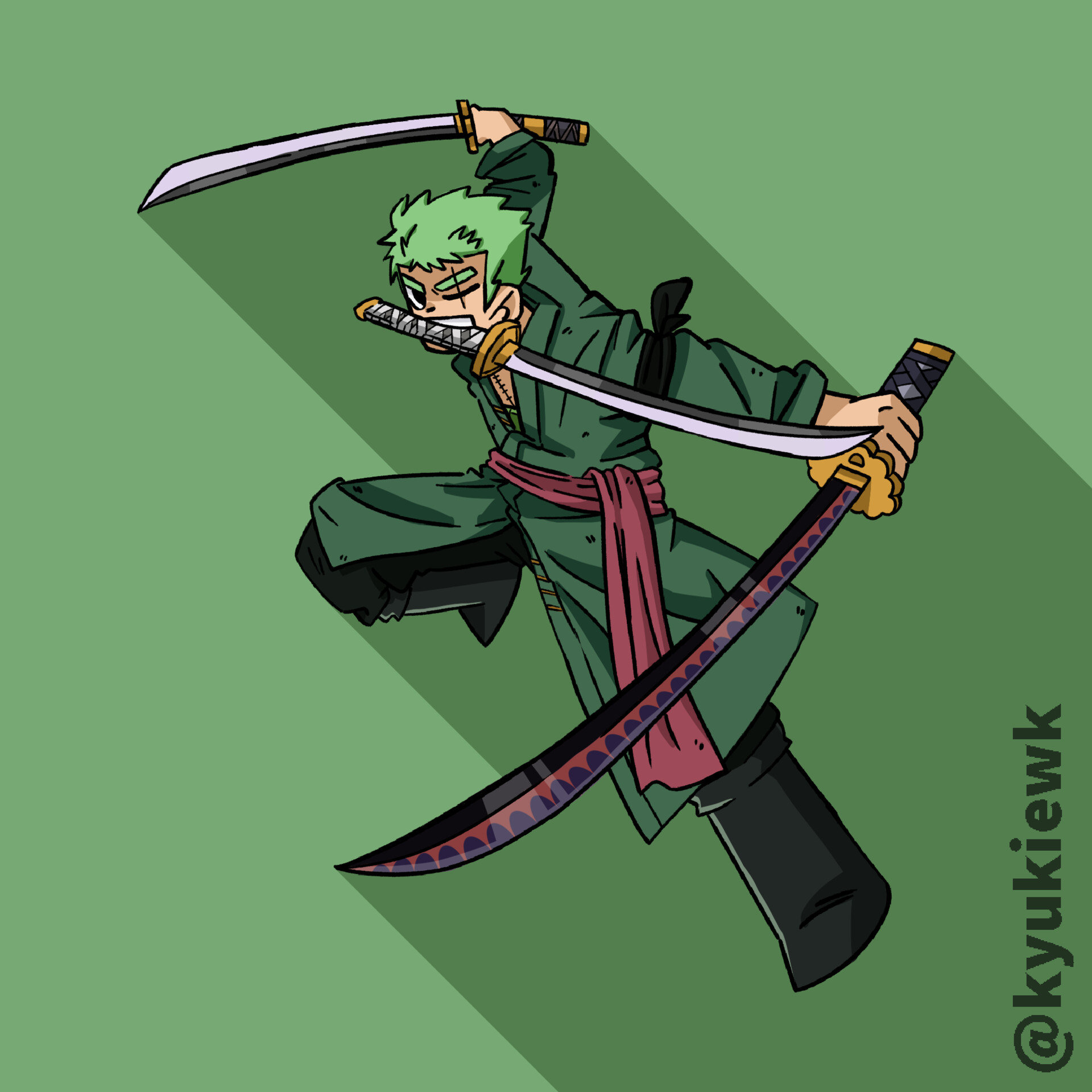 ArtStation - Roronoa Zoro - Fanart