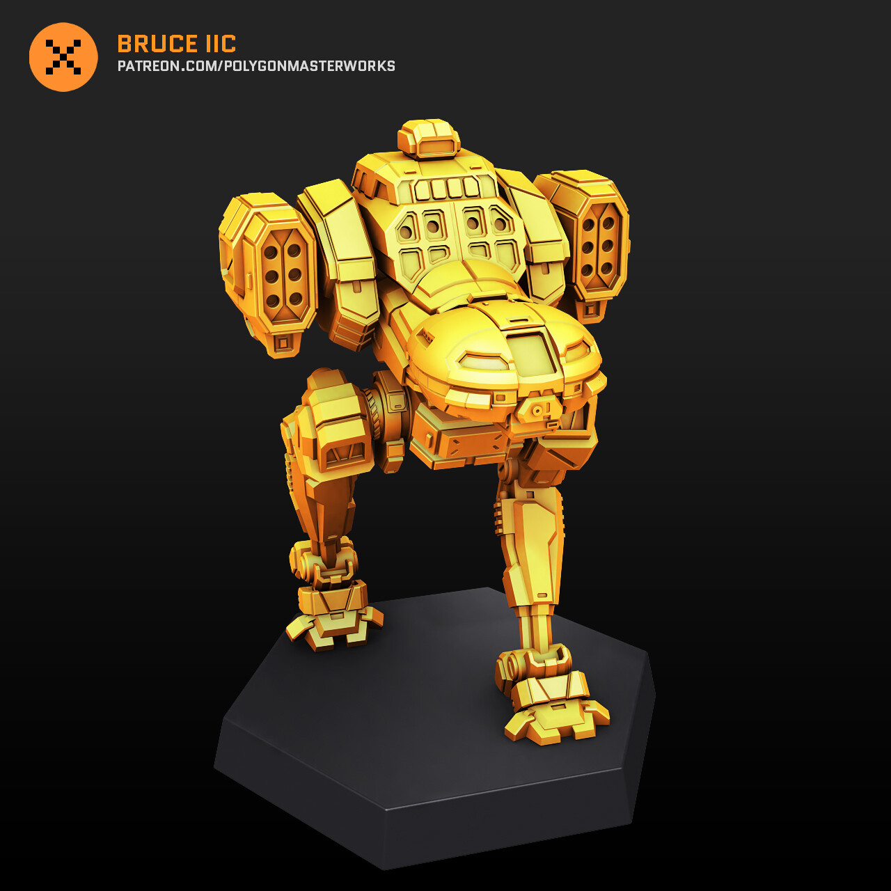 ArtStation - BRUCE IIC Mech