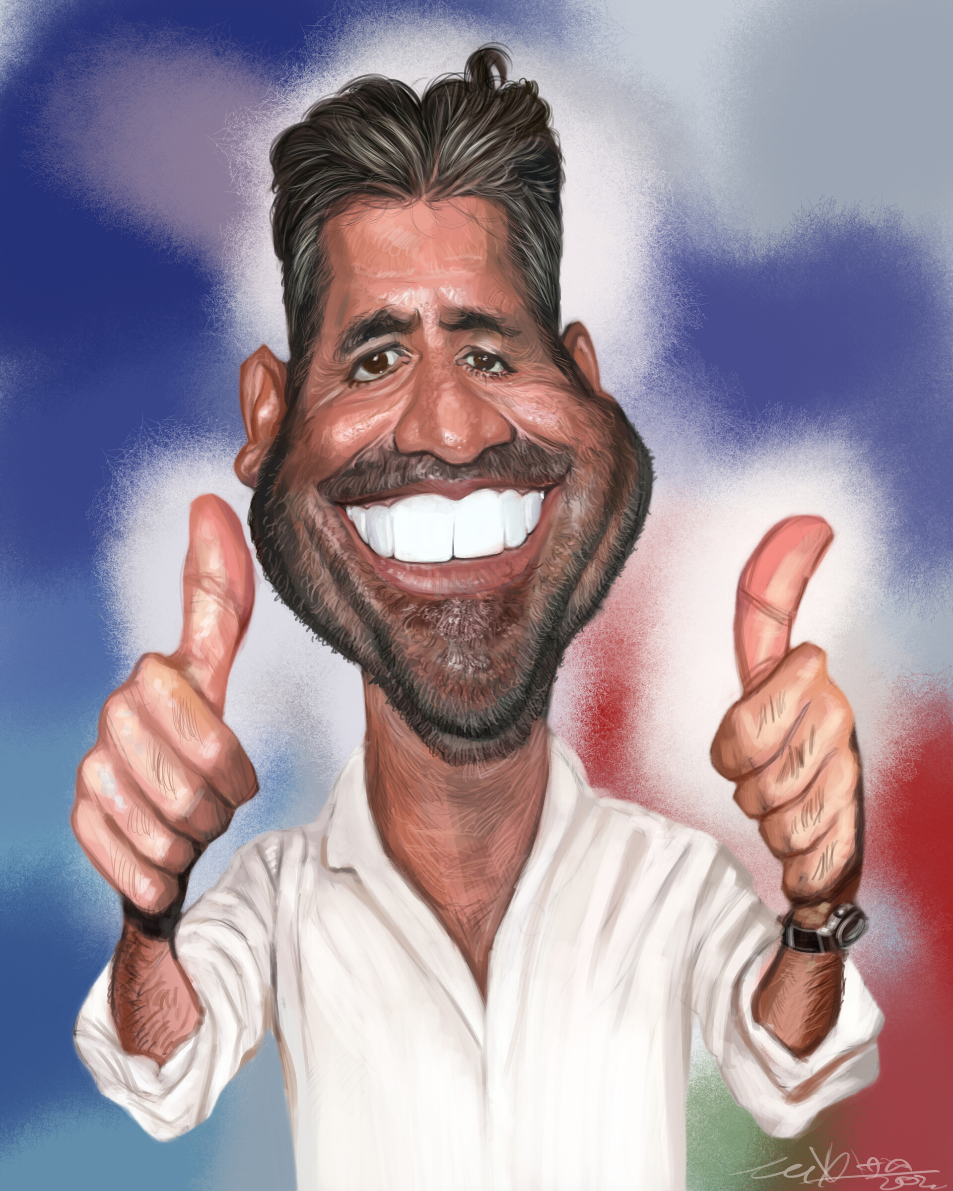 ArtStation - Caricature of Simon Cowell