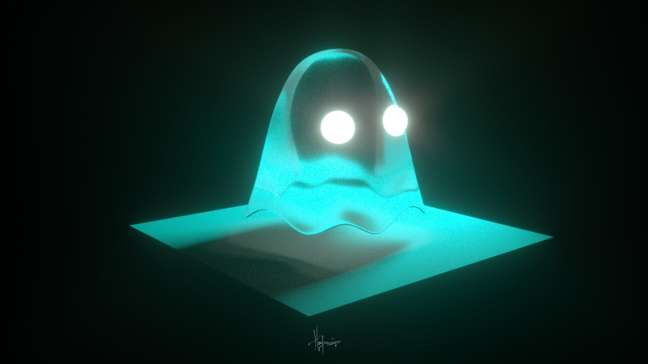 ArtStation - Glowing Ghost