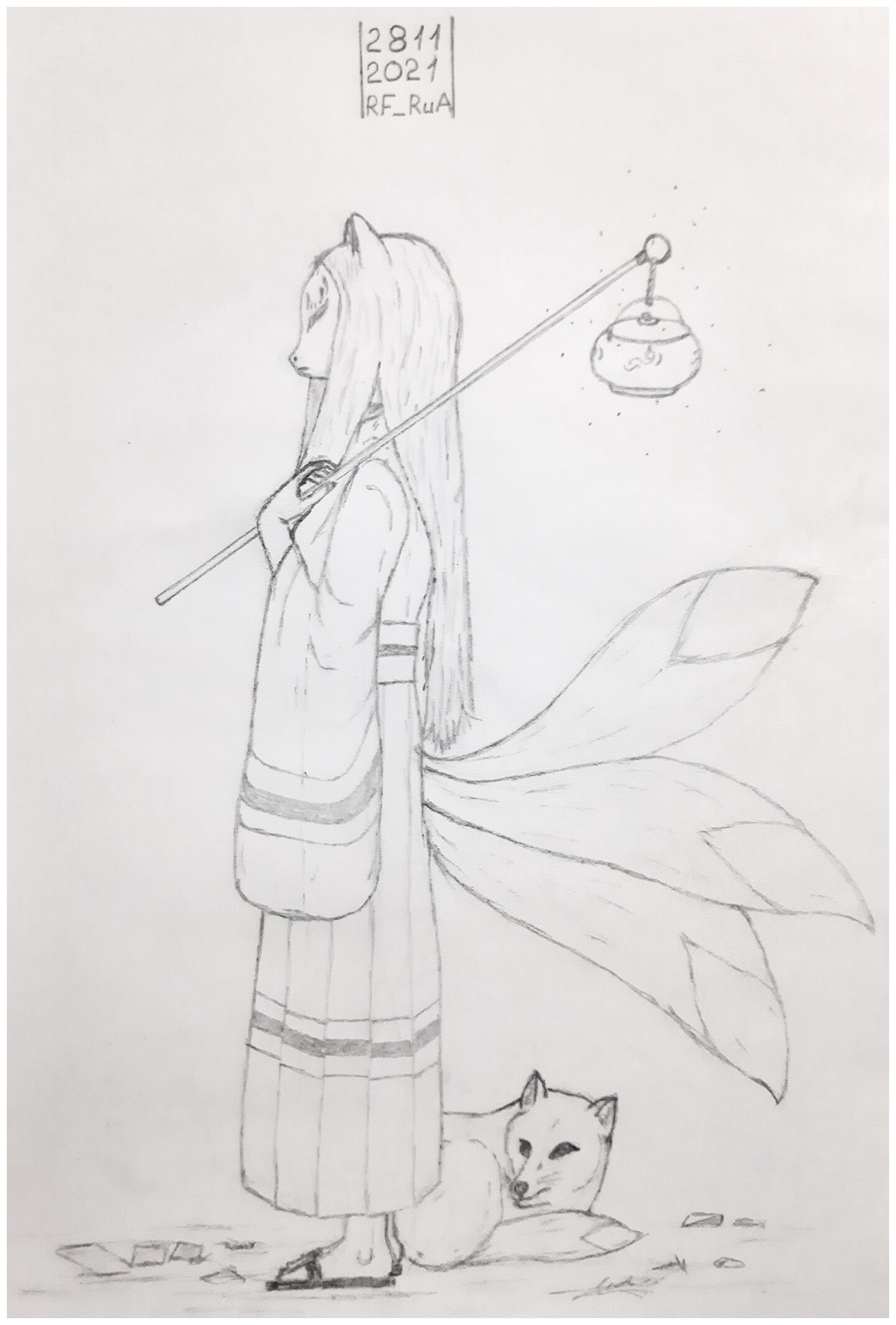 ArtStation - Legend of fox with three tails