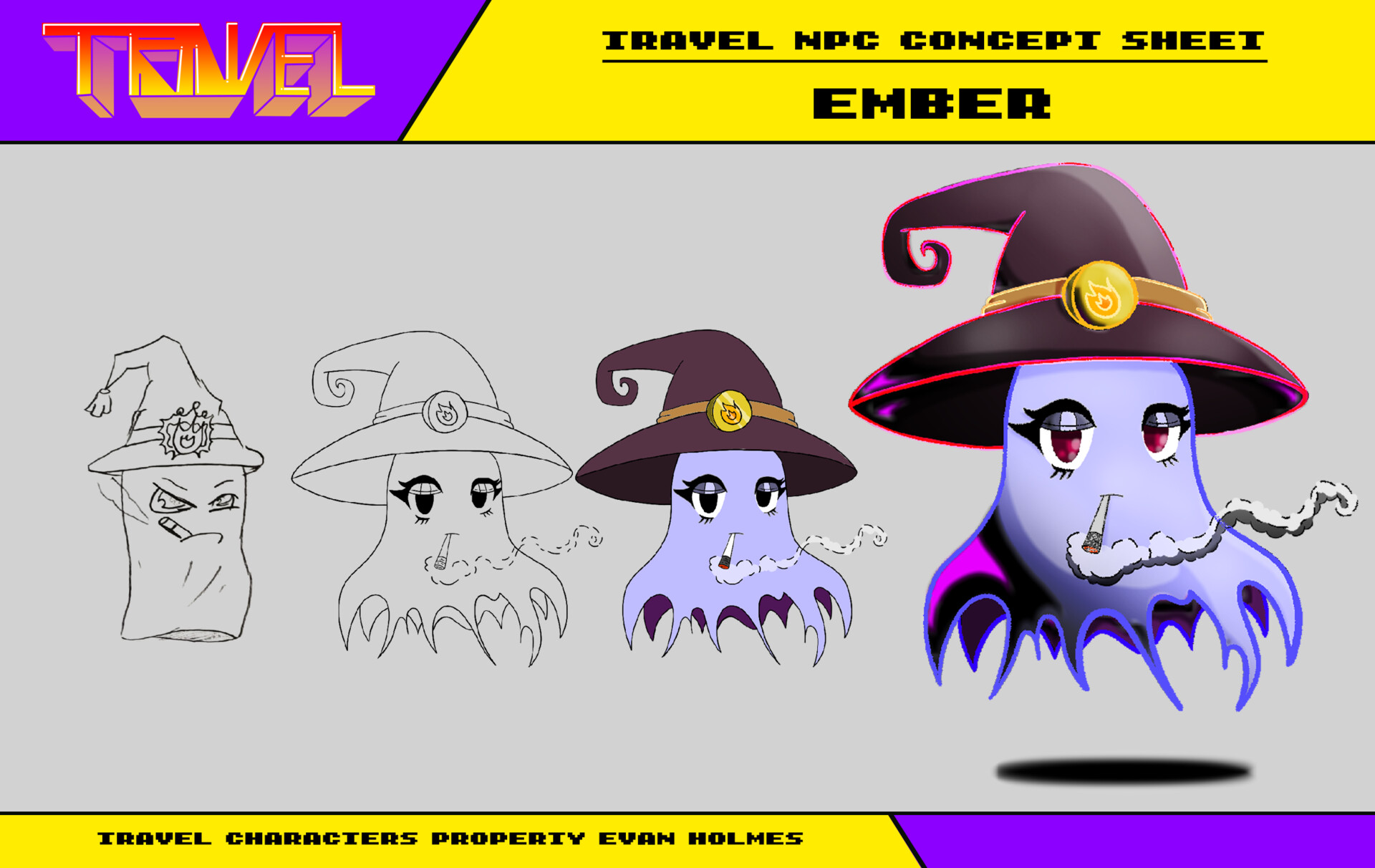 ArtStation - TRAVEL VIDEO GAME CHARACTER CONCEPT EMBER