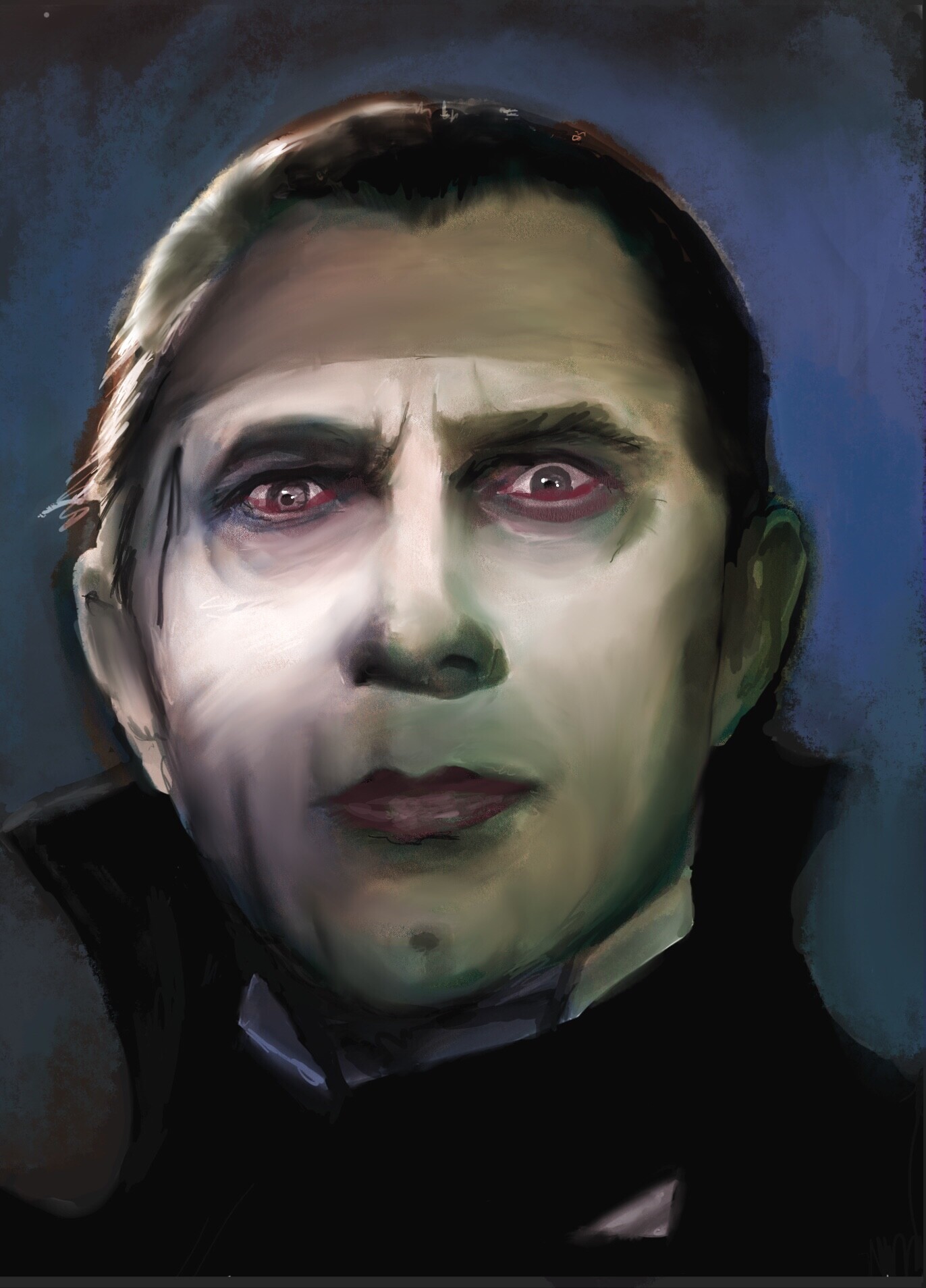ArtStation - Dracula color study