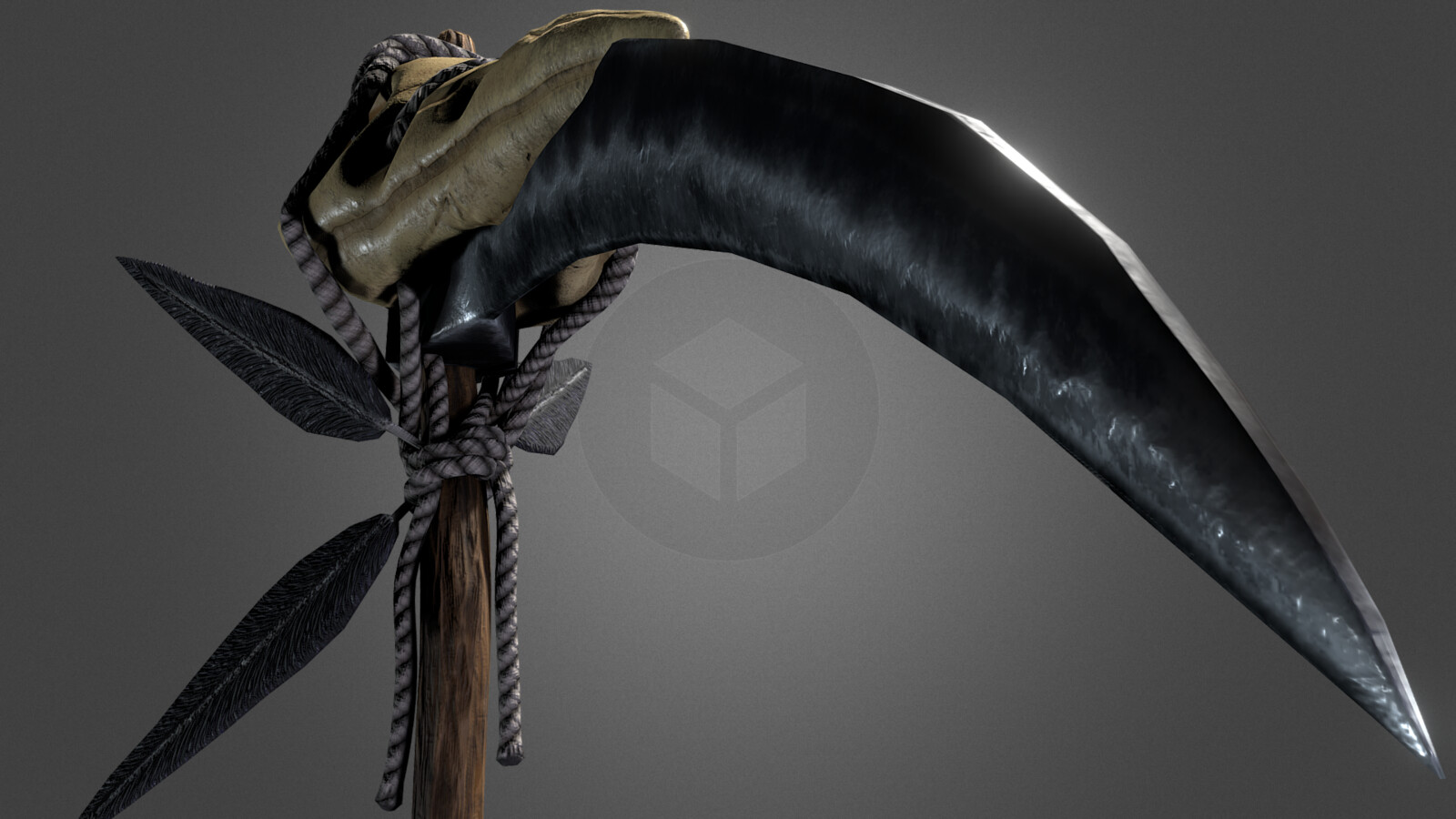 Sean Vernon - Stylized Raven Skull Scythe