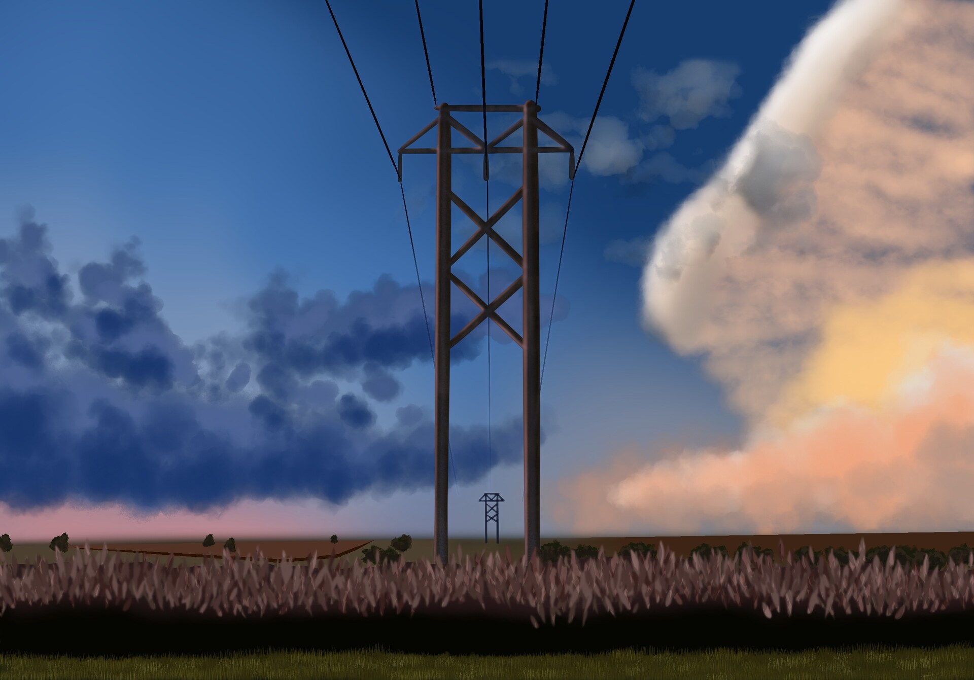 ArtStation - Eastern sunset