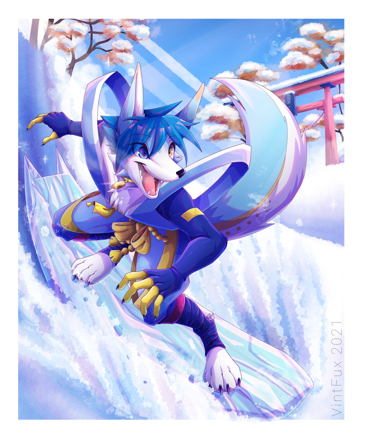 ArtStation - Ice Surfer