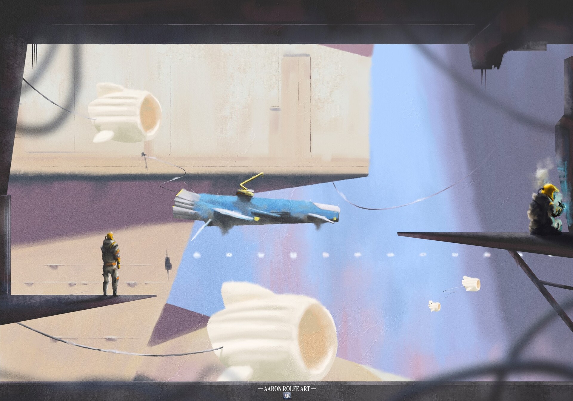 ArtStation - Mega Projects: Retro Futuristic Digital Painting