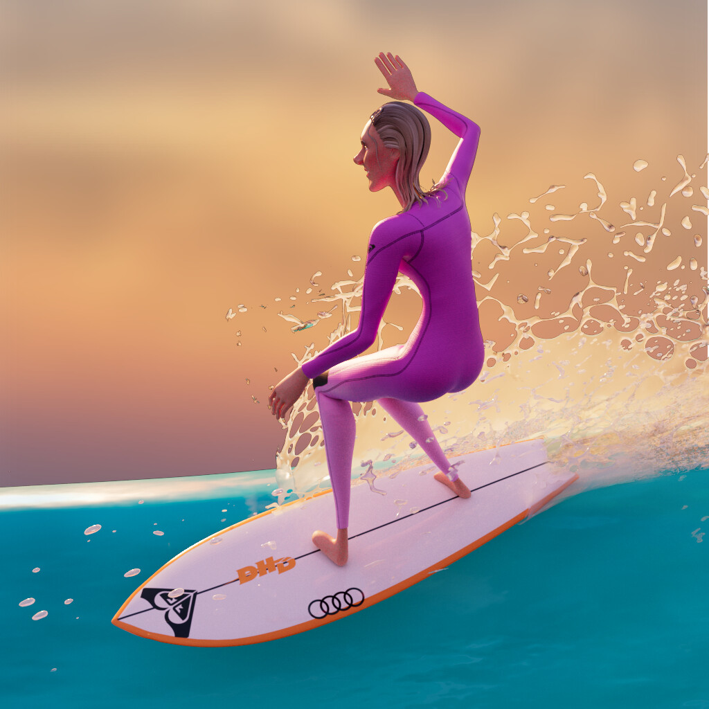 ArtStation - Hating liquid simulation