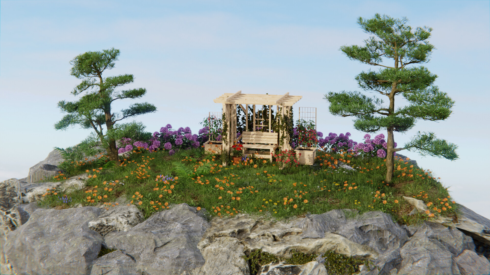 ArtStation - Floating Island