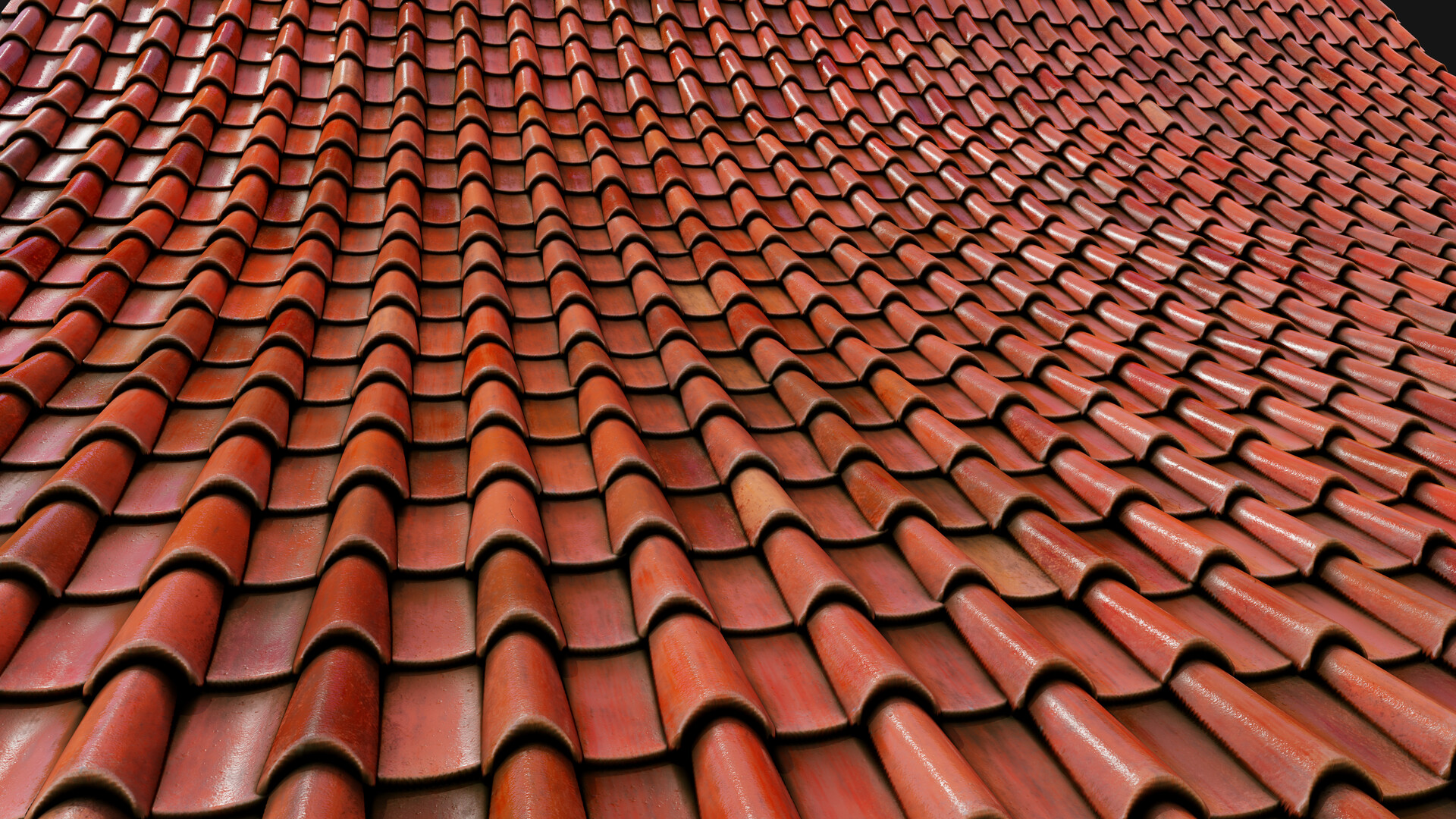 ArtStation - Clay Roof Shingles