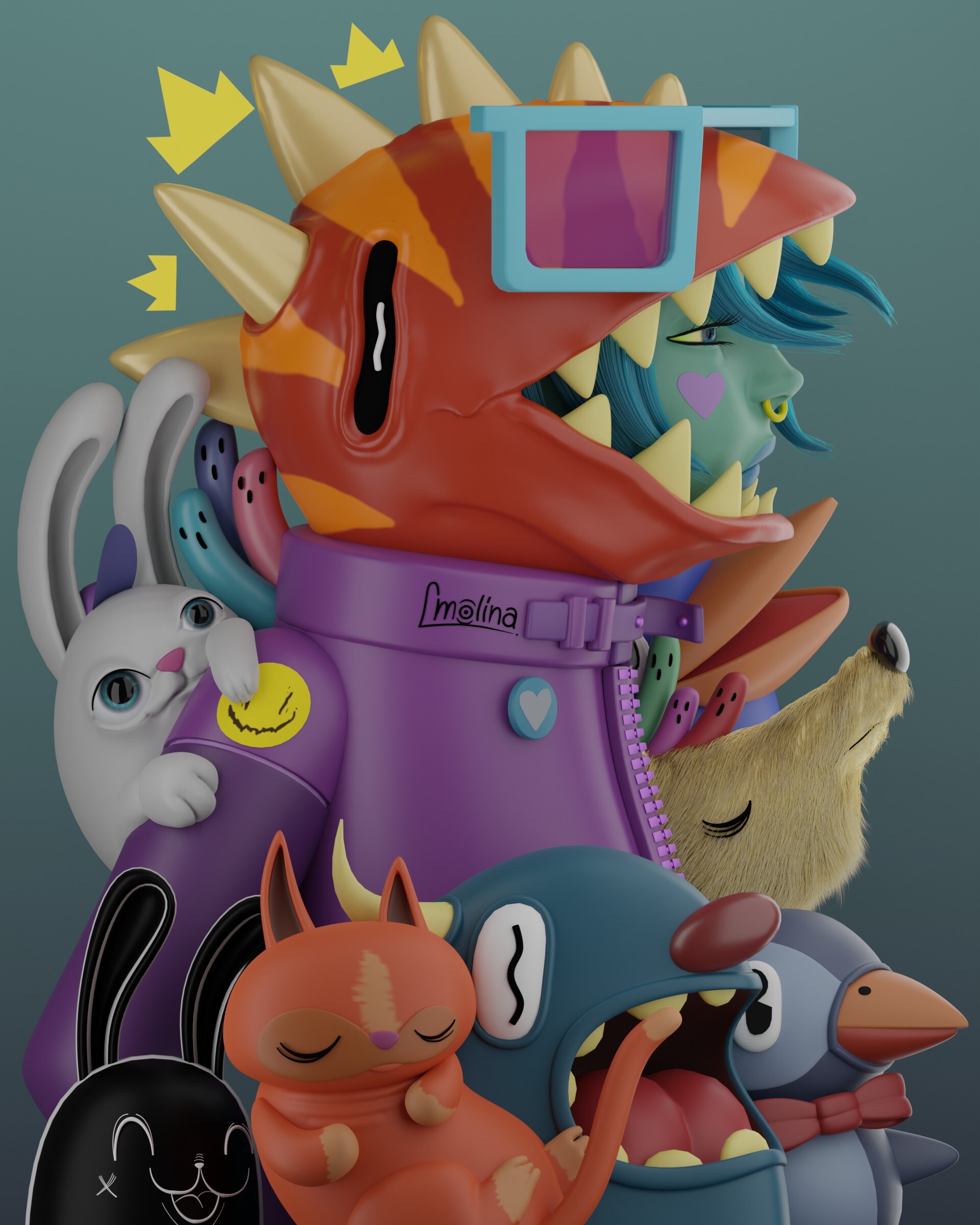 ArtStation - Ten Hundred Tribute TNT