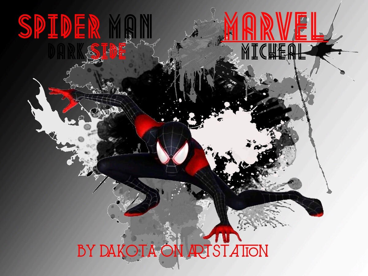 ArtStation - Spiderman Dark Side