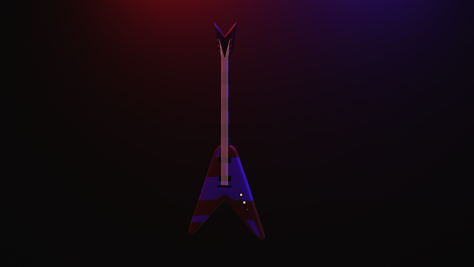 ArtStation - low poly guitare