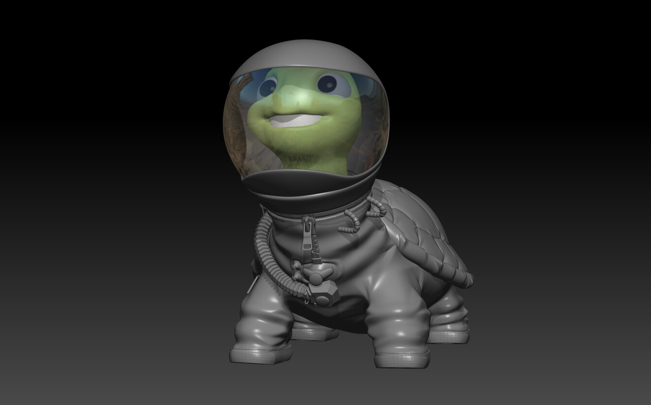 Michelle E. - Galapagos Space Tortoise WIP - Ecuador Legends