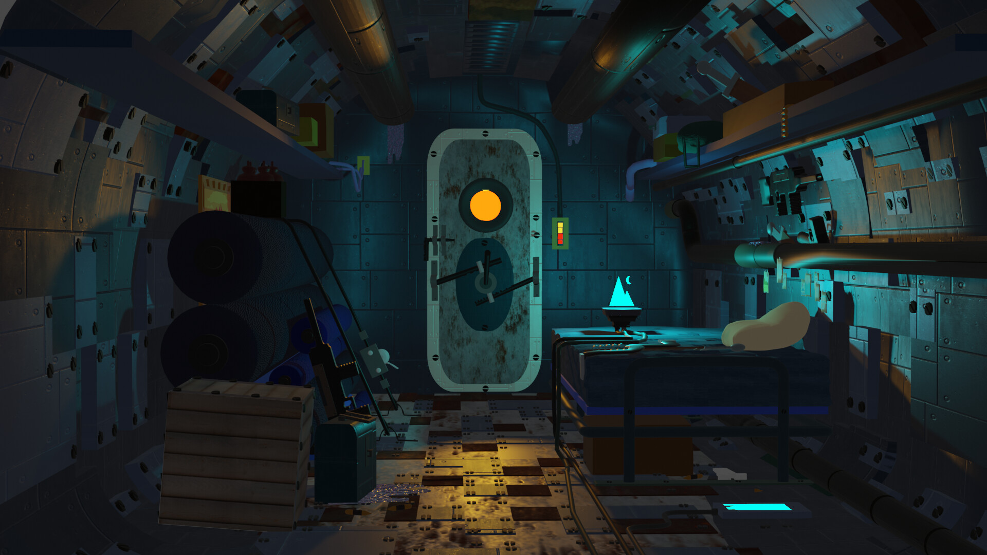 ArtStation - spaceship interior