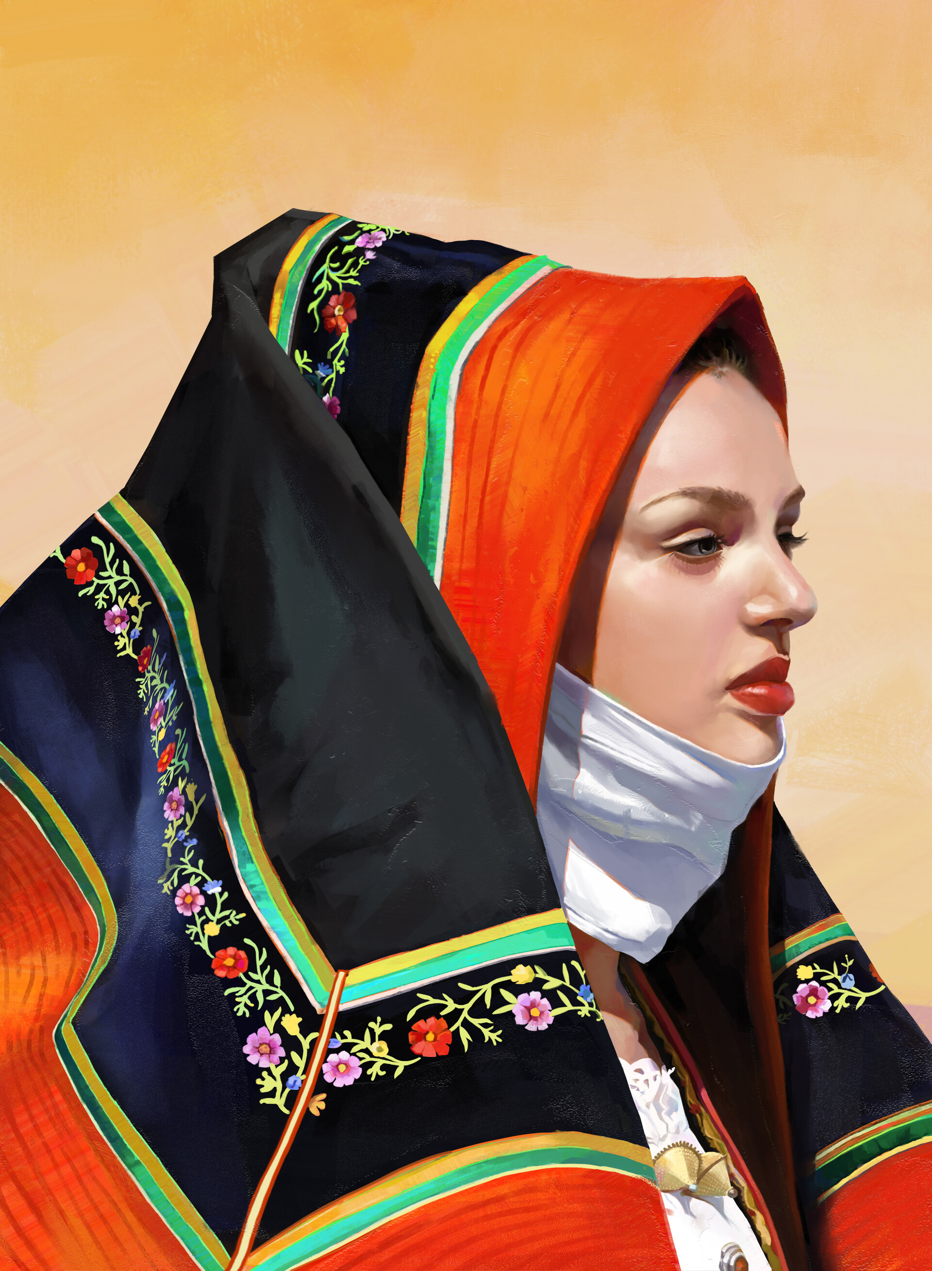 ArtStation - head painting