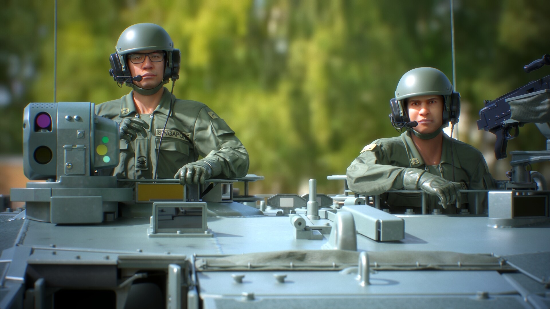 Kazima - Singapore Leopard2 SG MBTS