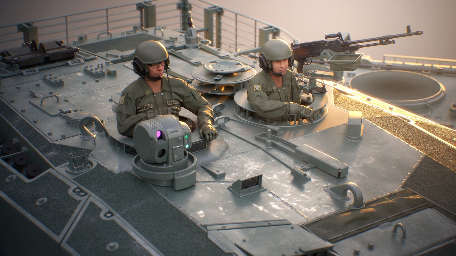 Kazima - Singapore Leopard2 SG MBTS