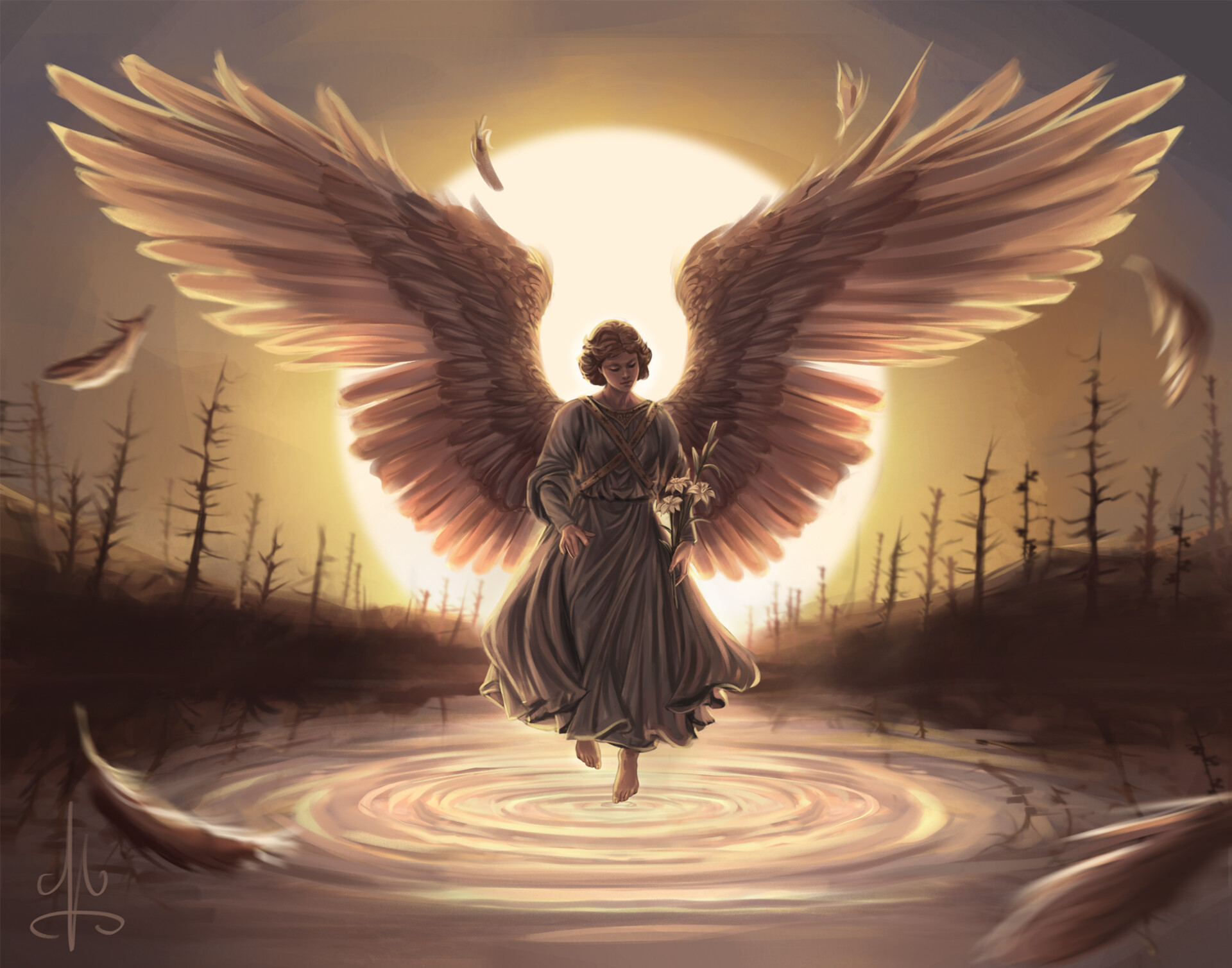 ArtStation - Angel of the Waters