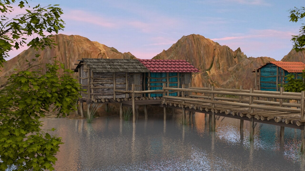 ArtStation - Environment modeling, texturing &lighting