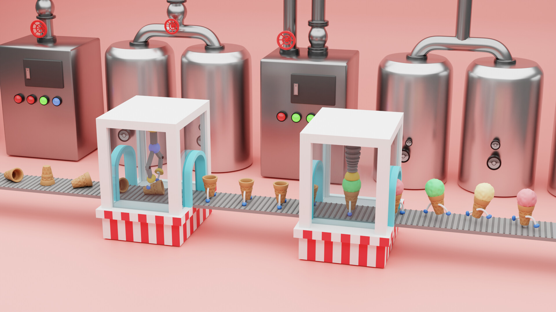 ArtStation - Ice cream factory