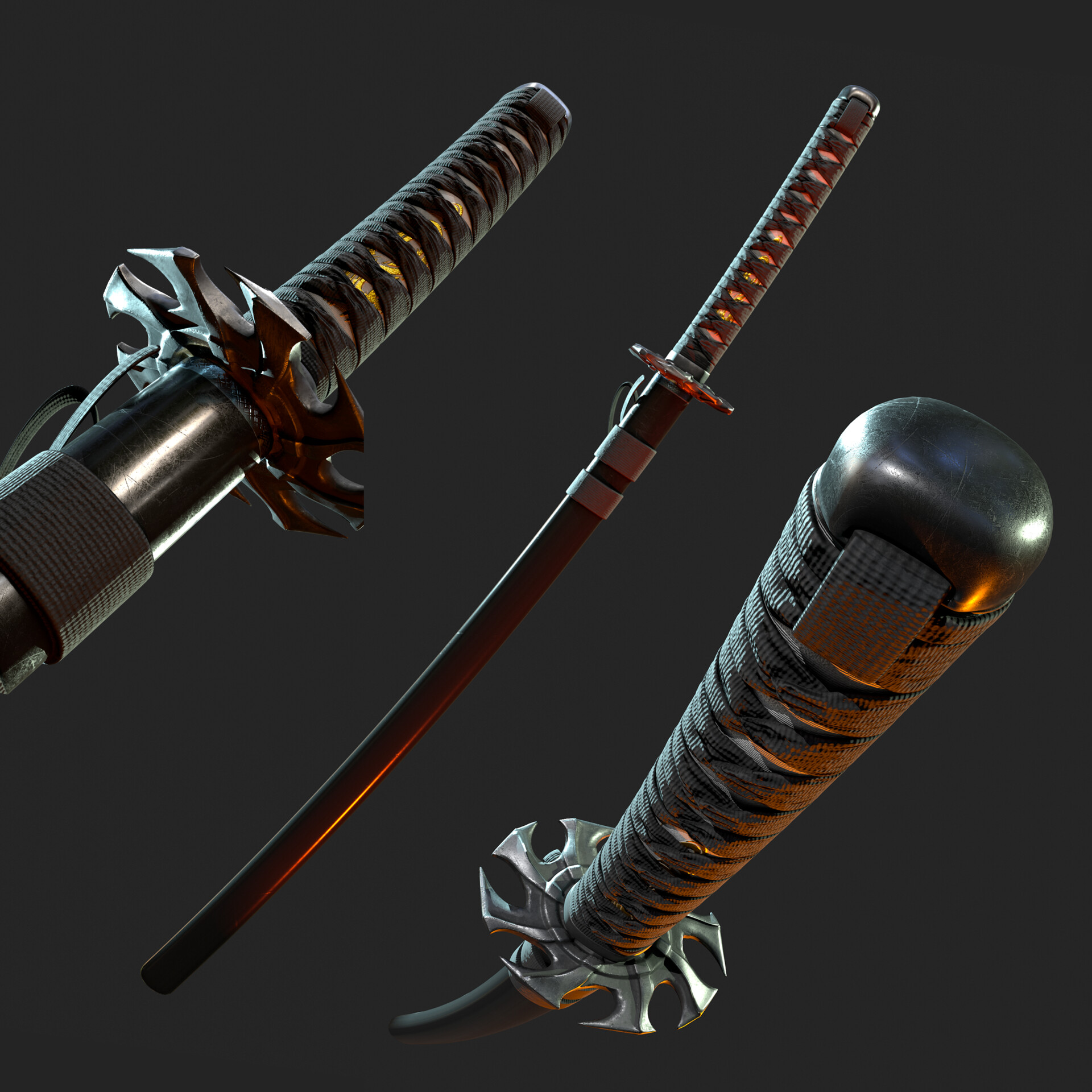 ArtStation - Katana 3d model