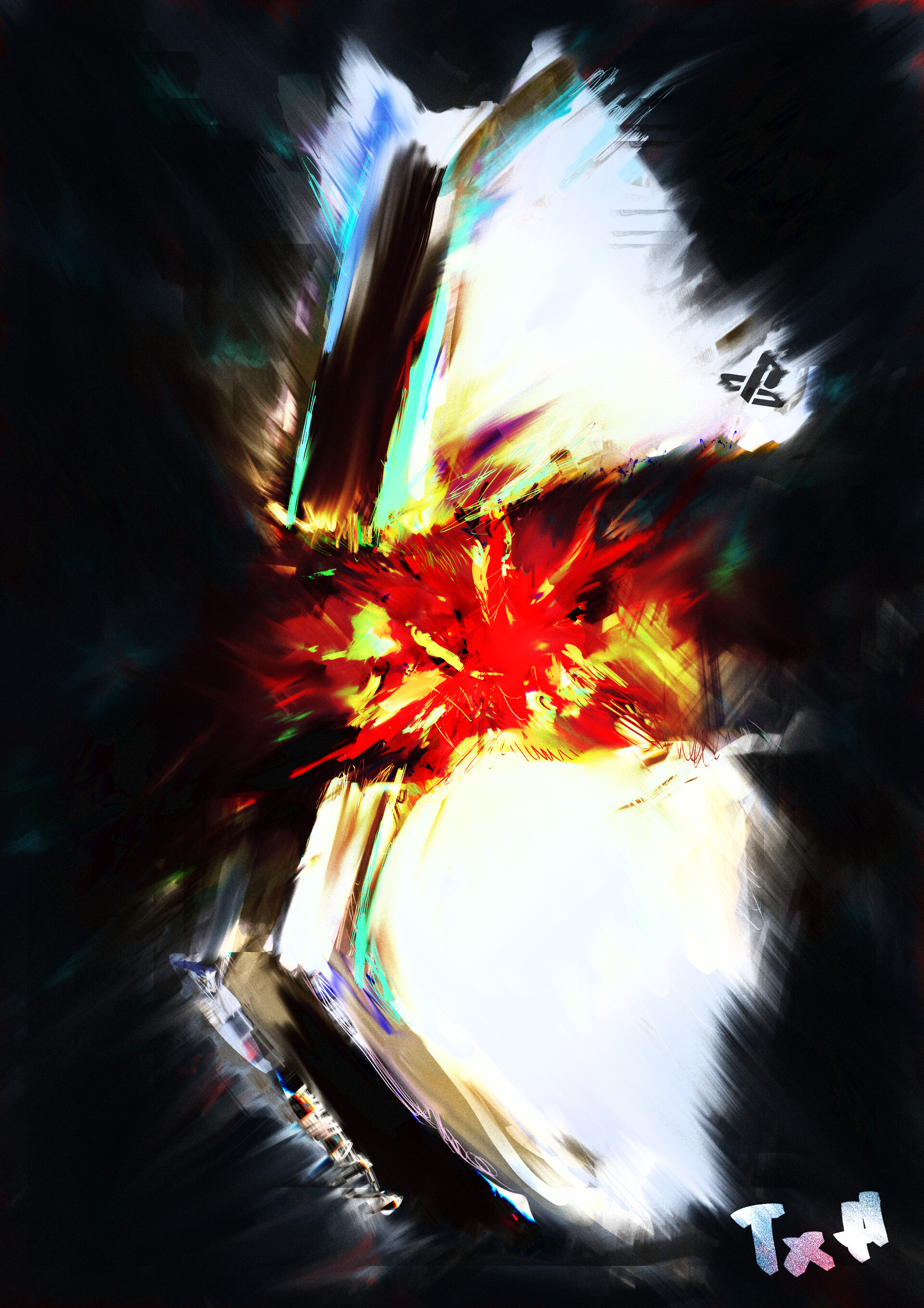 ArtStation - PS5 exploding