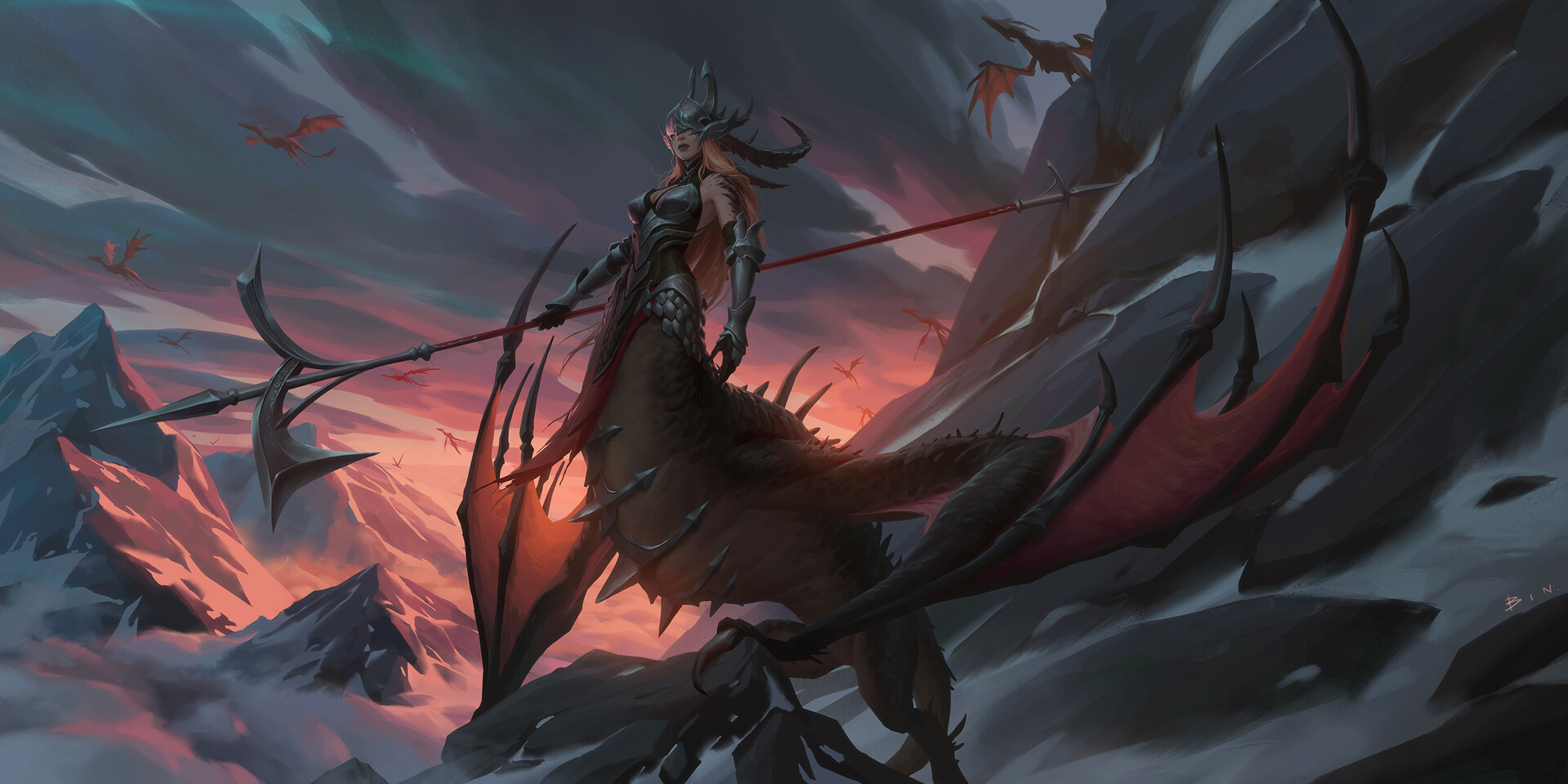 ArtStation - The dark watcher of the vault of heaven