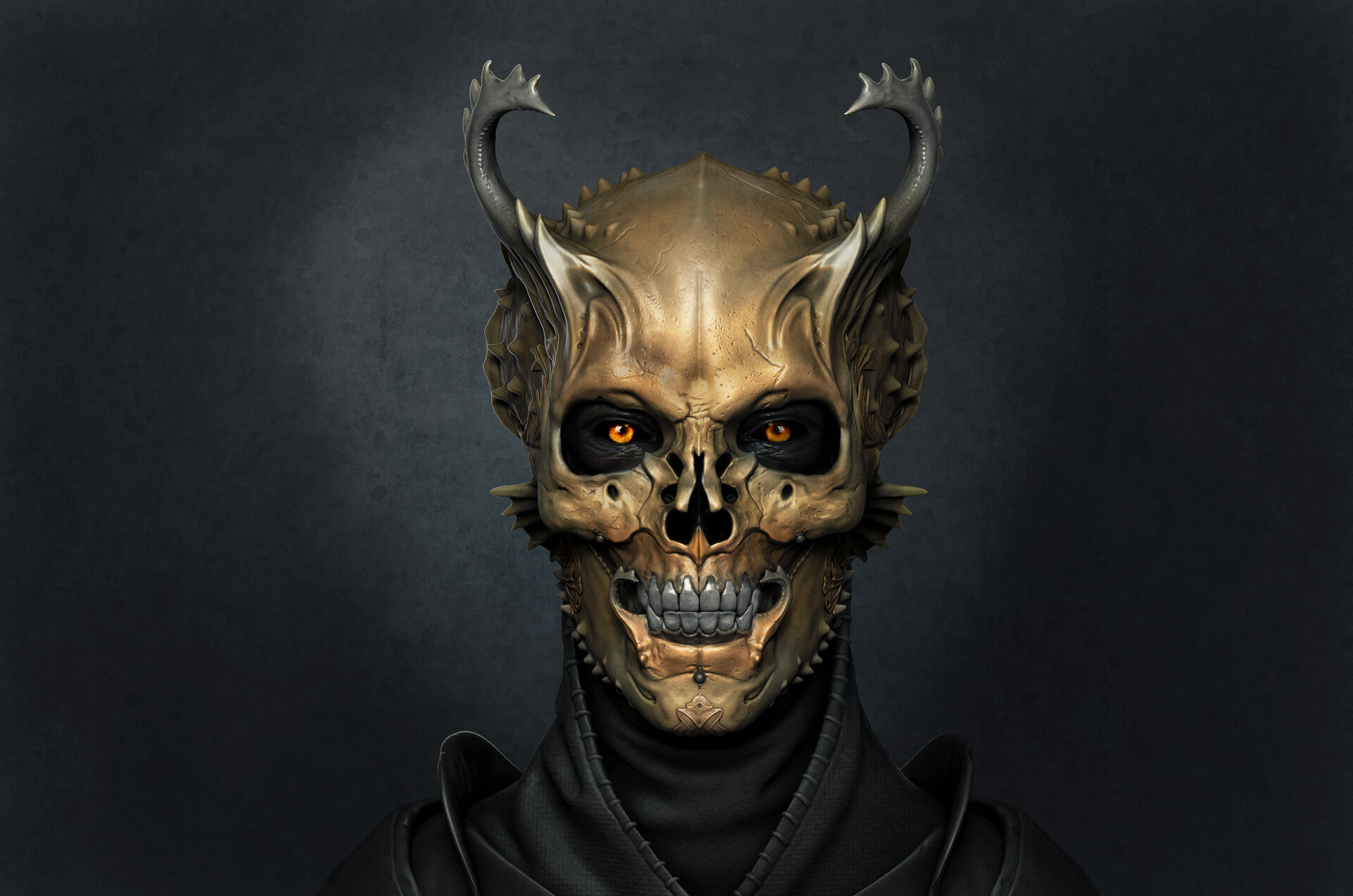 ArtStation - Demon skull