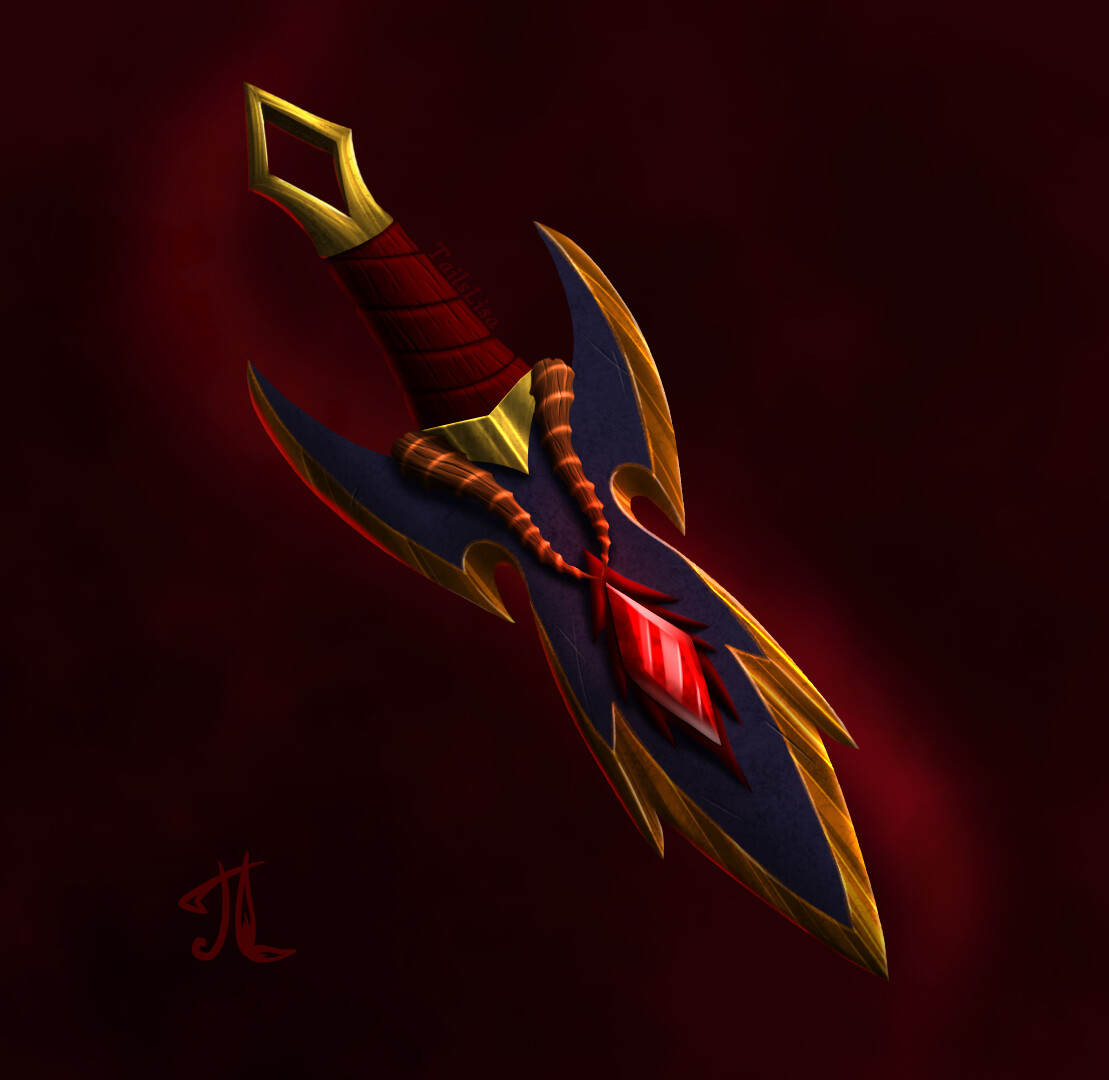 ArtStation - Enchanted Throwing Blade