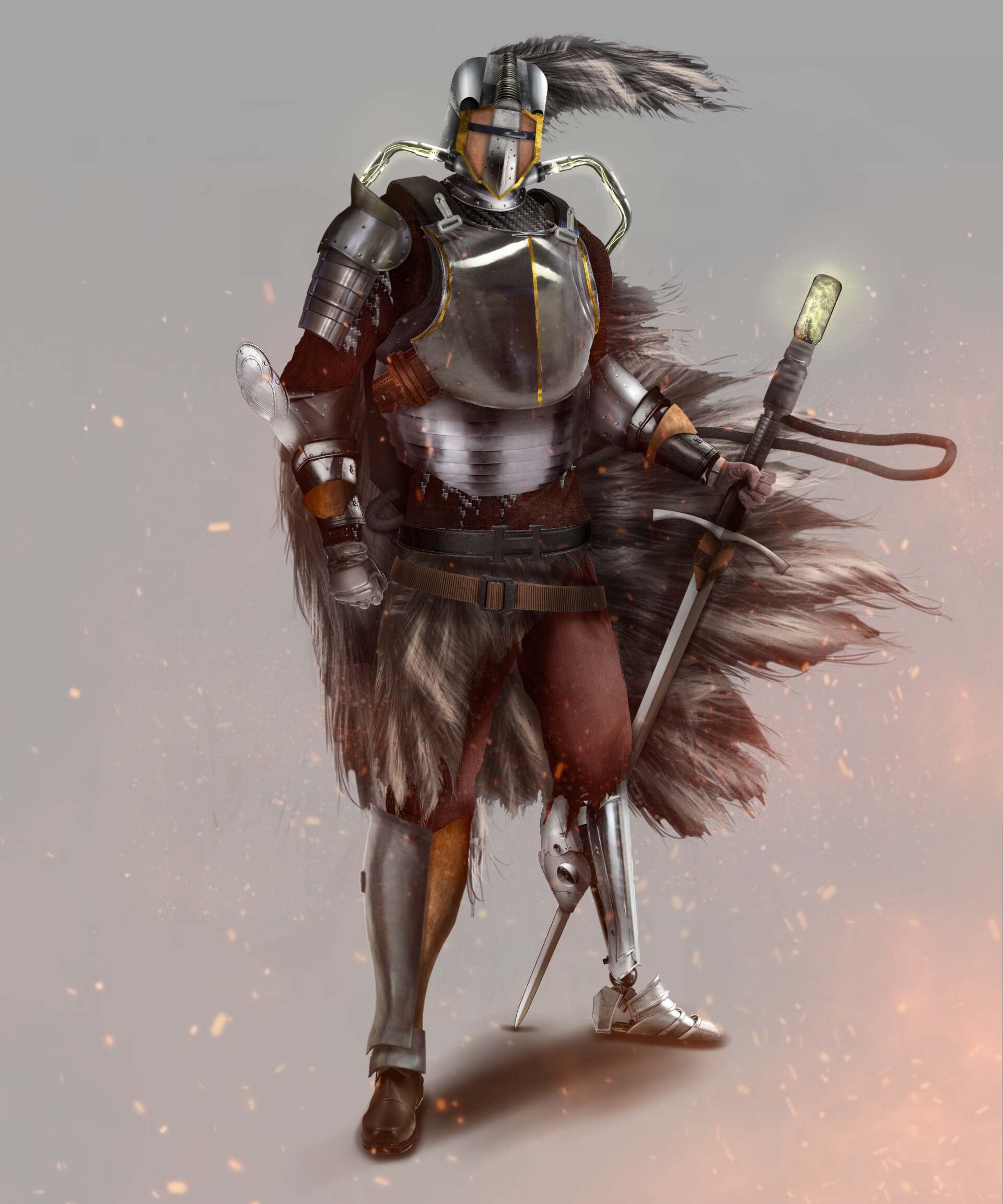 ArtStation - Gladius (Sci-fi knight)