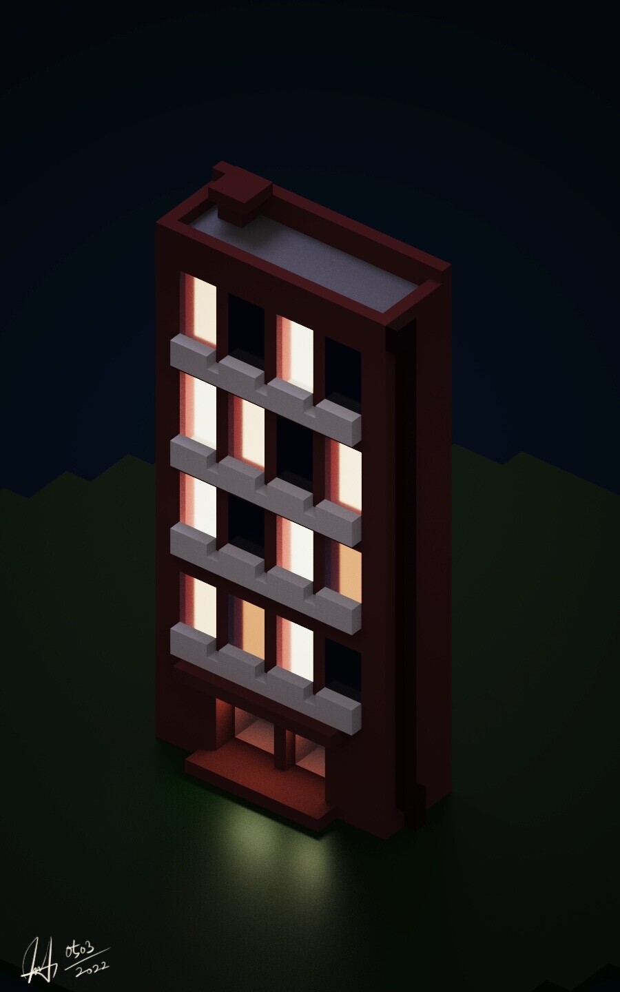 ArtStation - Voxel Building