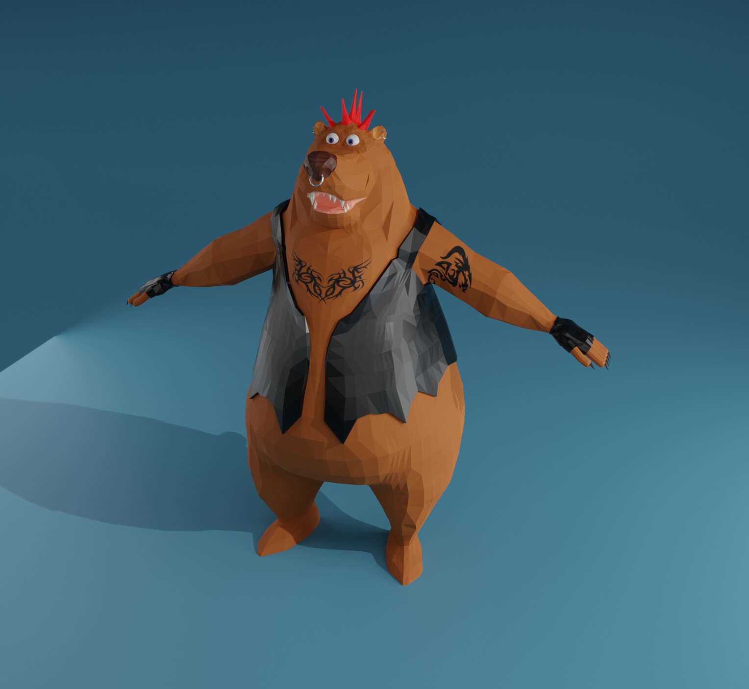 ArtStation - Punk Bear