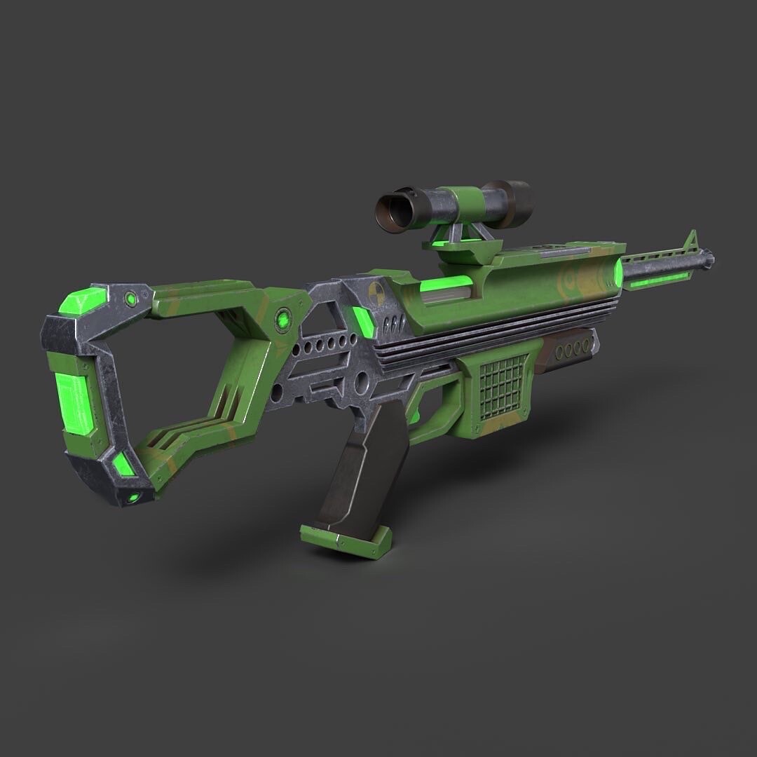 ArtStation - Sci-Fi Assault Rifle