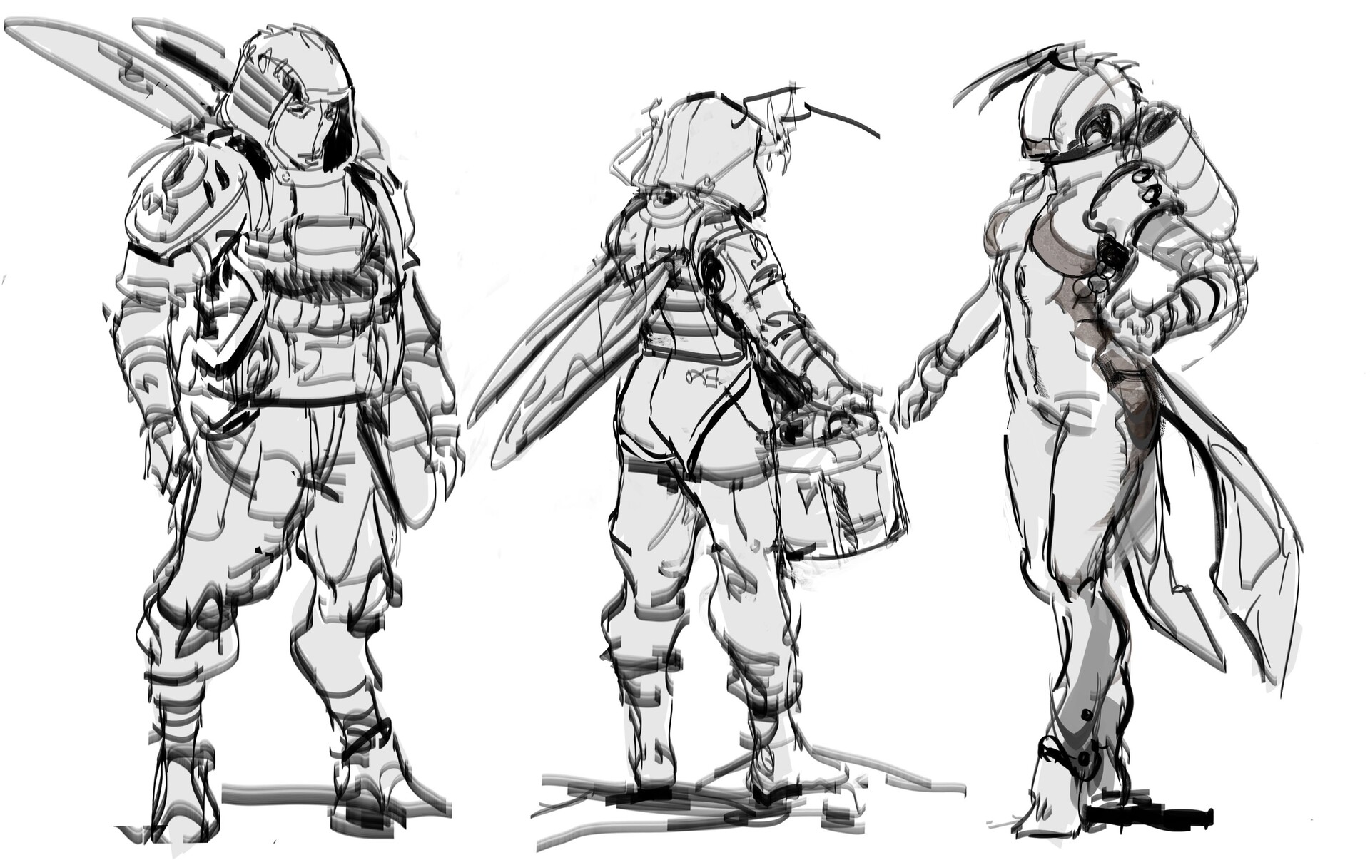 ArtStation - Bee people