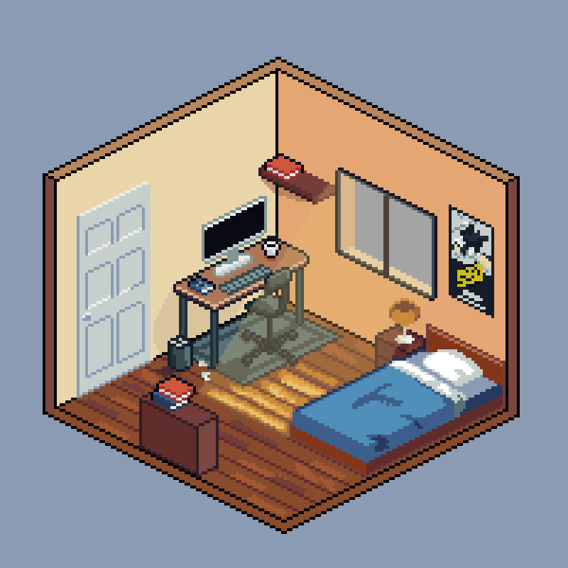 Ayto - Pixelart isometric room