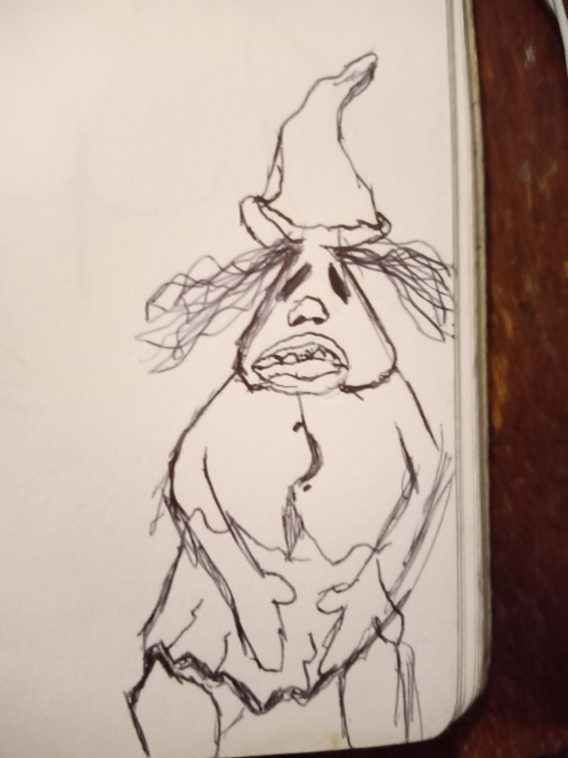 ArtStation - clown wizard sketch