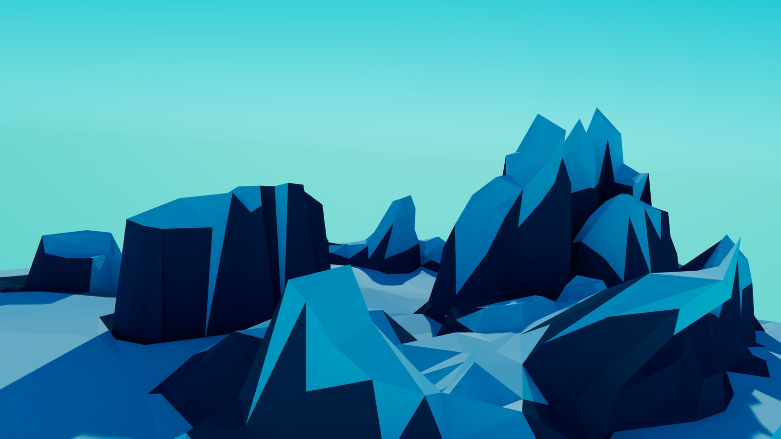 John Ware - Low-Poly Mountains