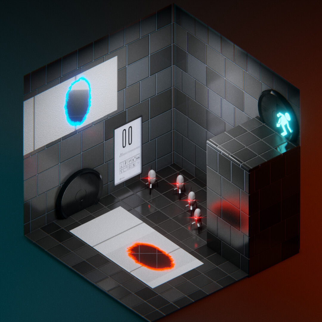 ArtStation - Isometric Portal