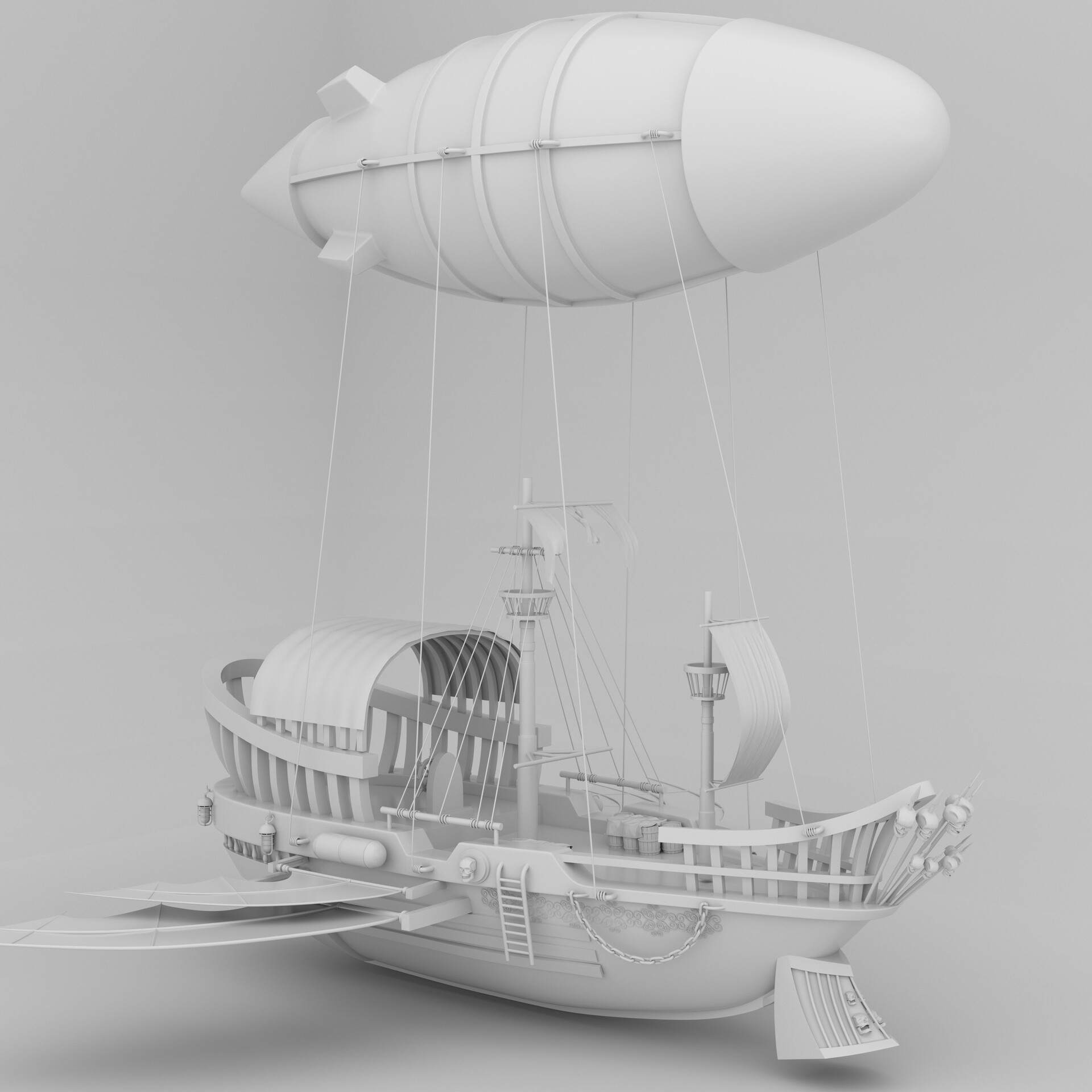 ArtStation - fantasy ship