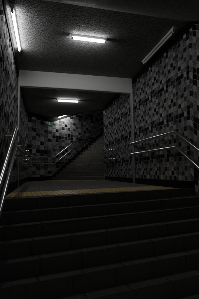 ArtStation - Subway At Night