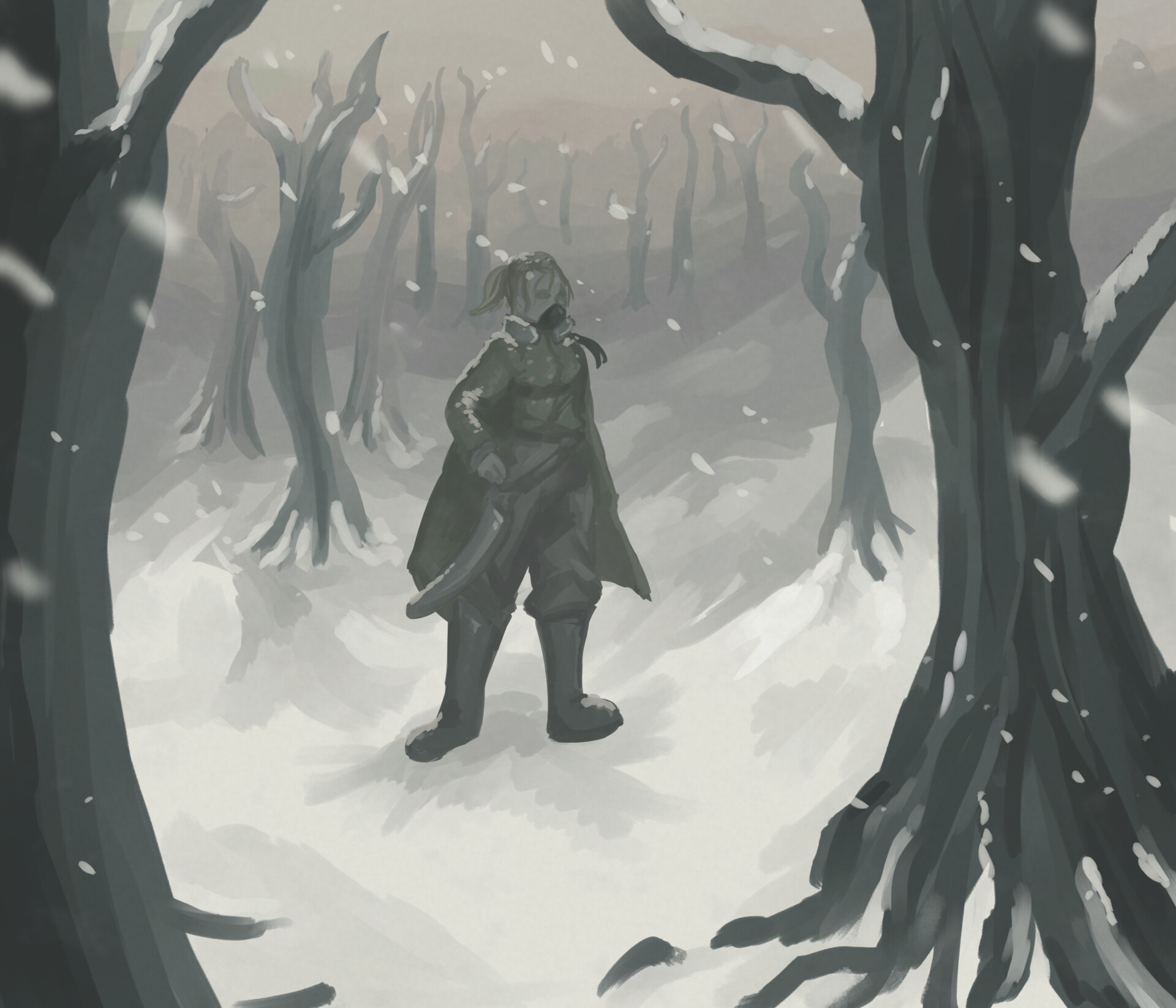 ArtStation - scene painting practice